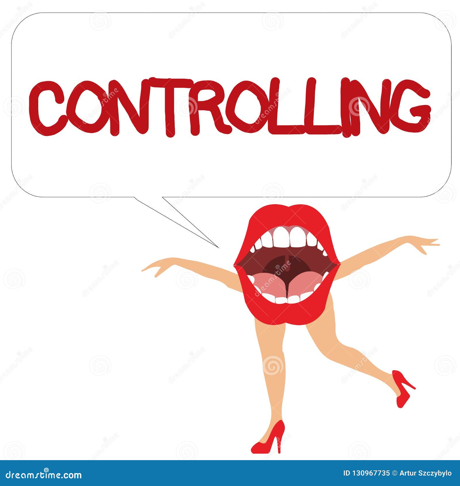 Word Writing Text Controlling. Business Concept for Having the Power To ...