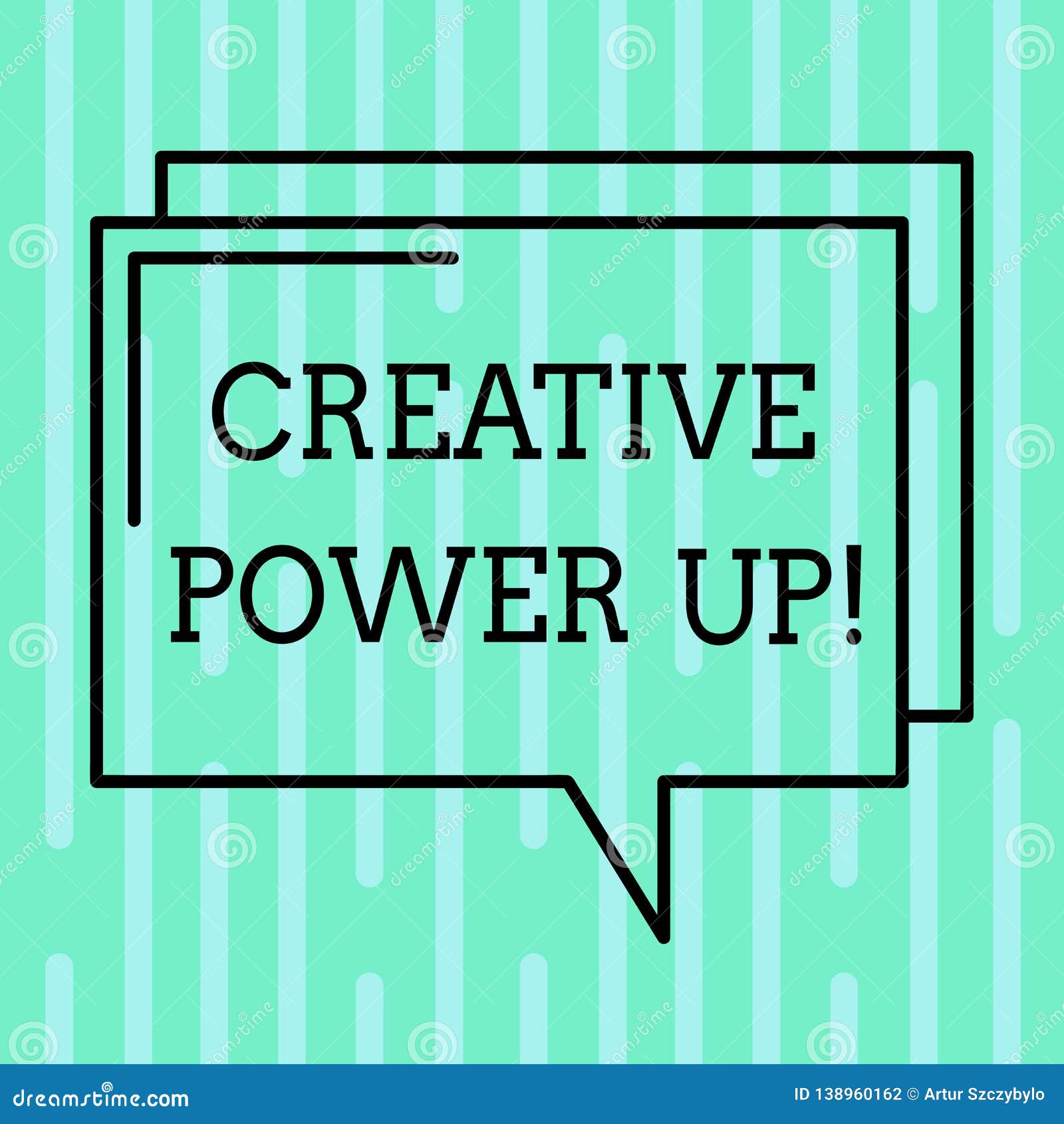 Word Writing Text Creative Power Up. Business Concept for Characterized ...