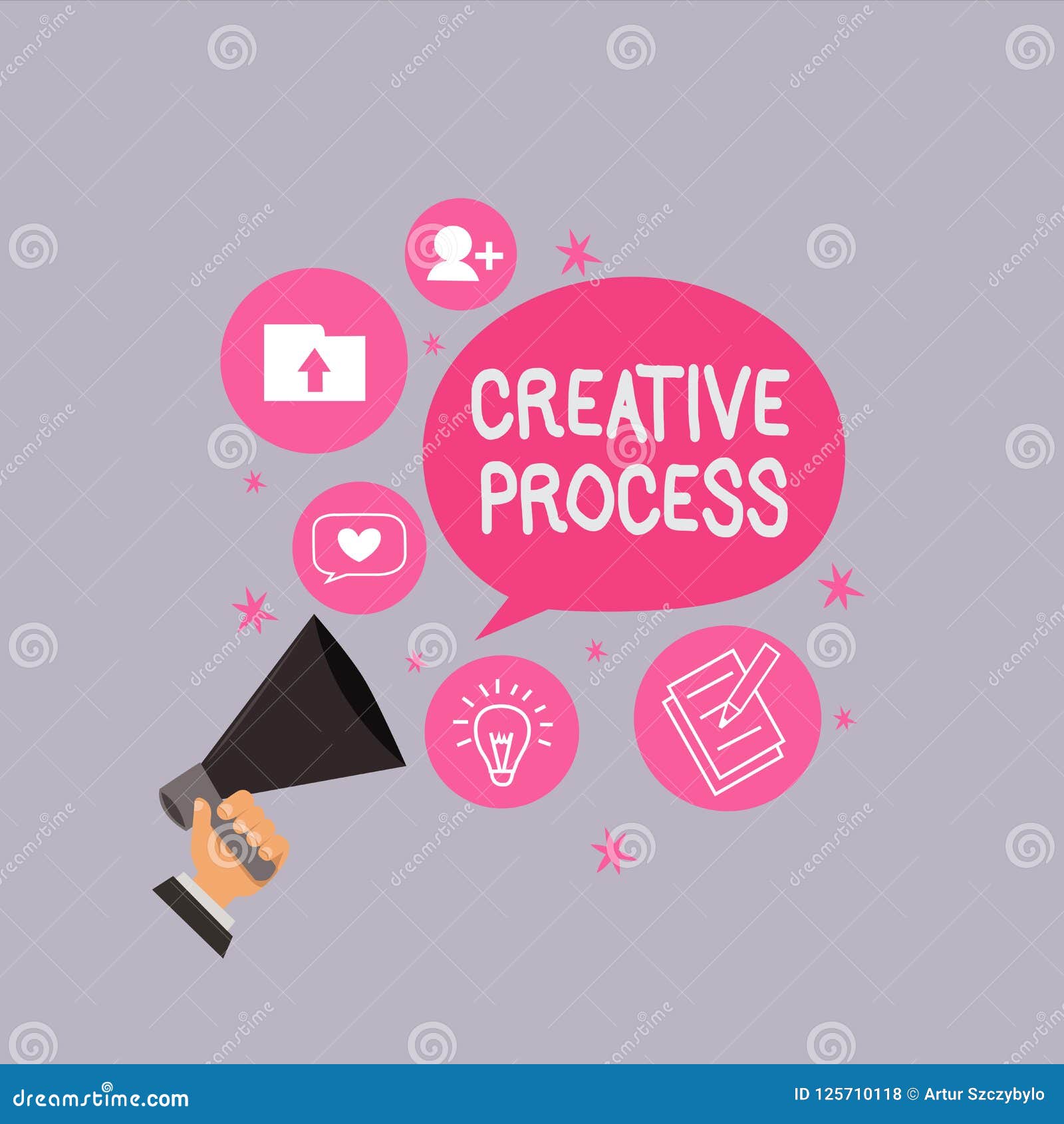 Word Writing Text Creative Process. Business Concept for Act of Making ...