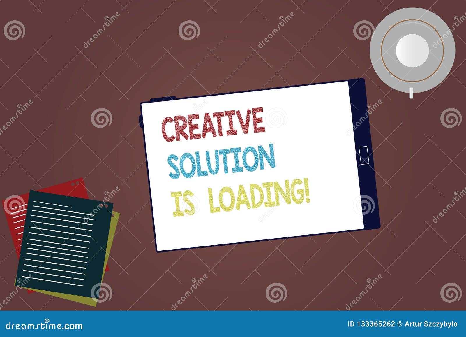 Word Writing Text Creative Solution is Loading. Business Concept for ...