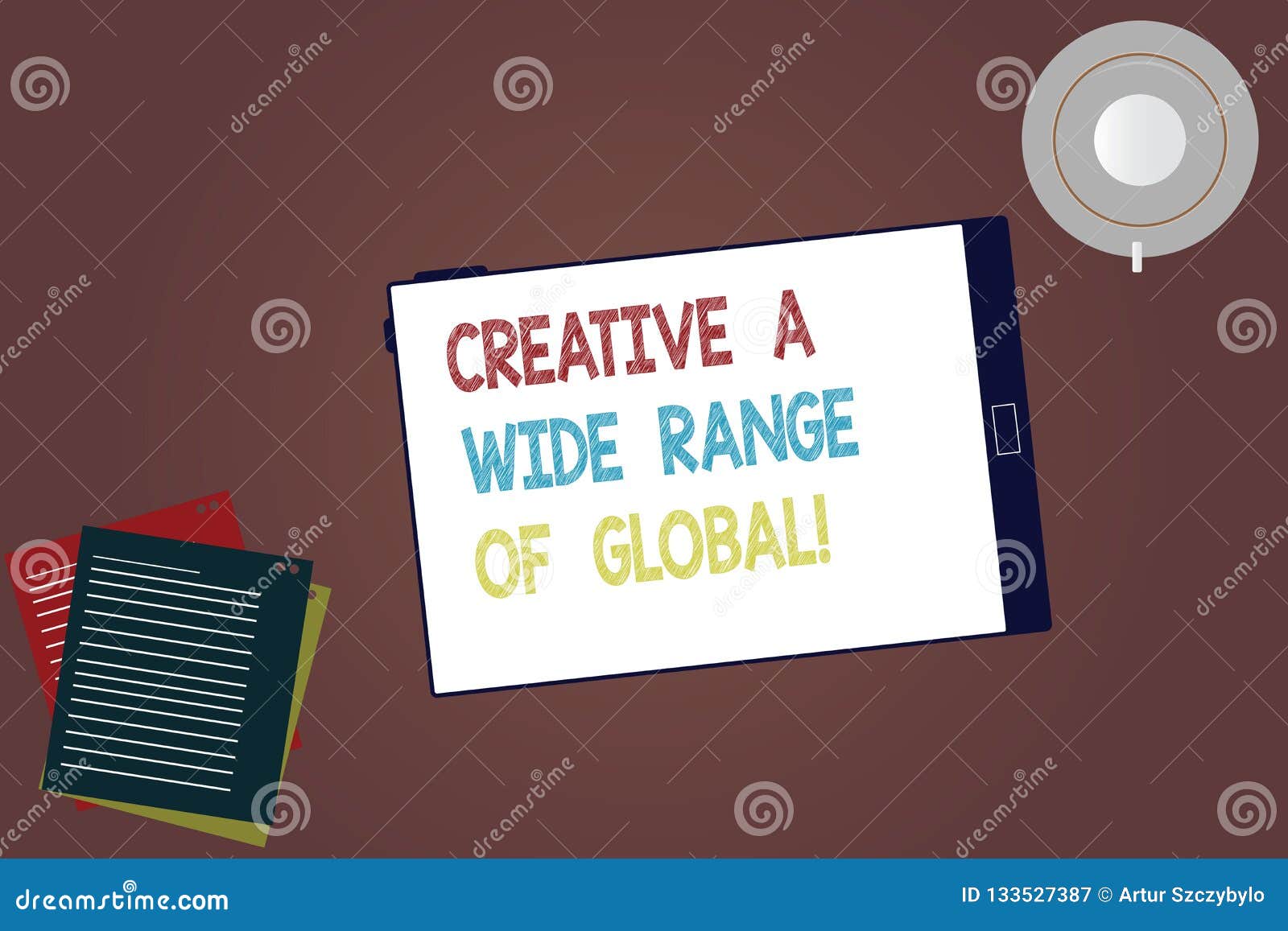 Word Writing Text Creative a Wide Range of Global. Business Concept for ...
