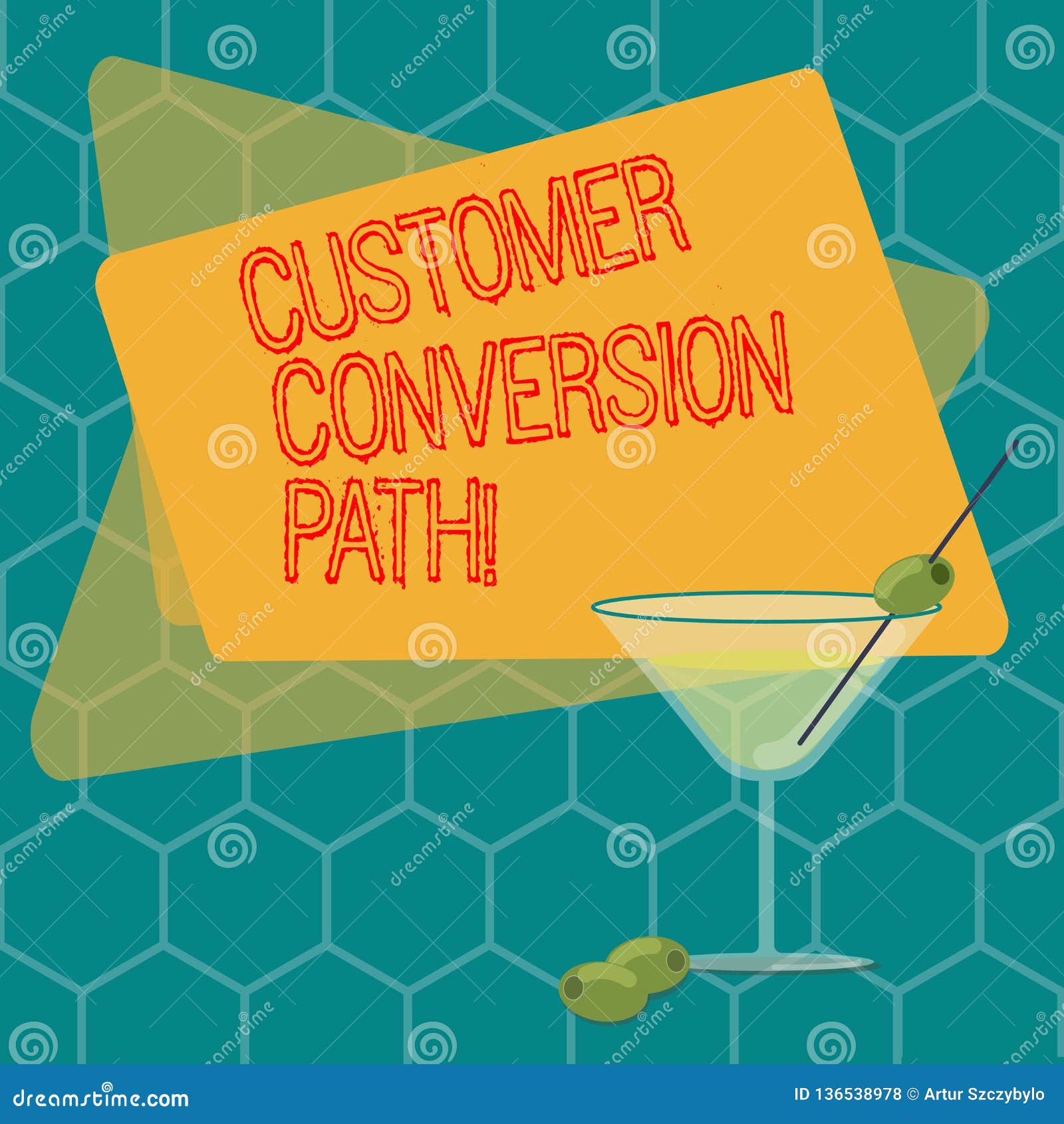 Word Writing Text Customer Conversion Path. Business Concept for Steps ...