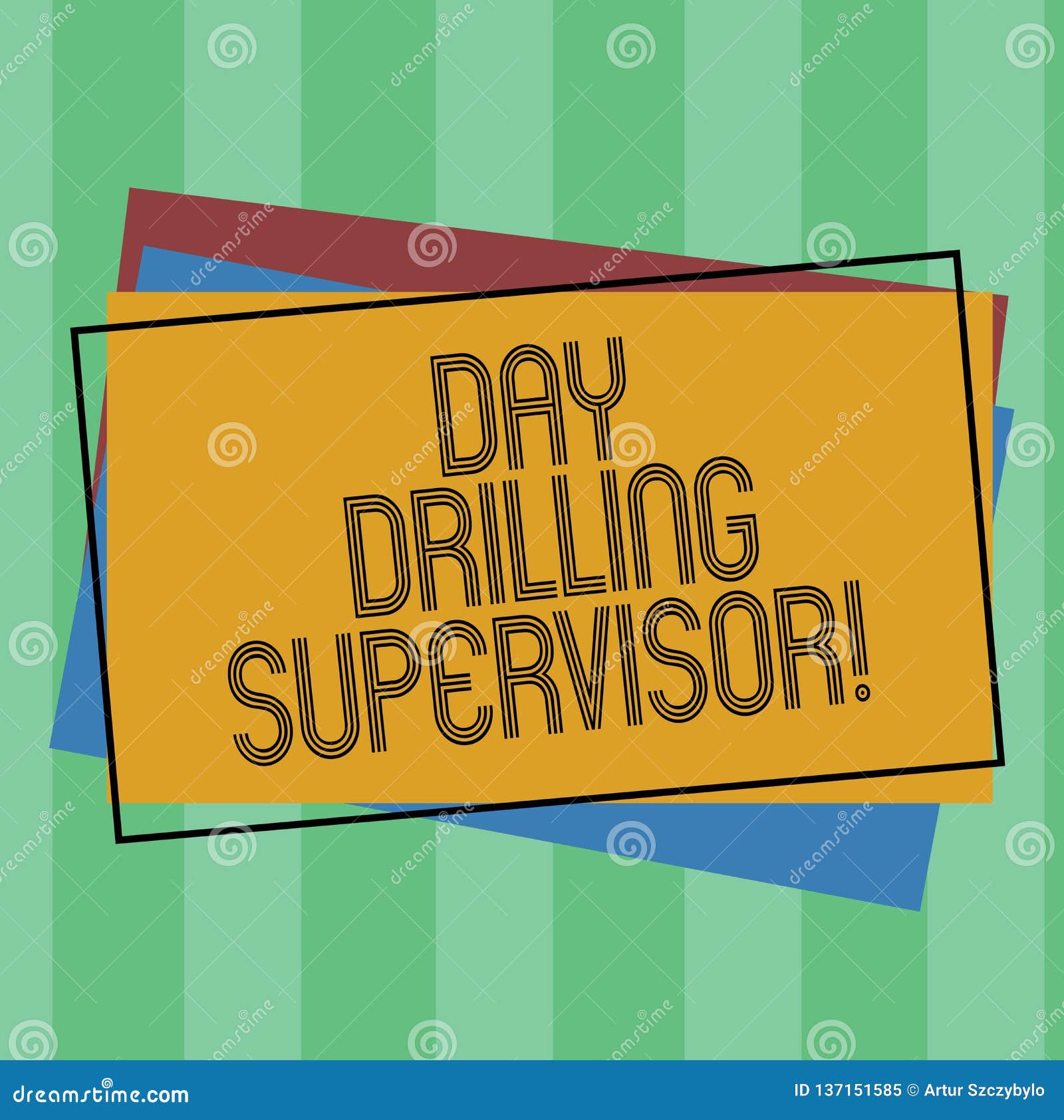 SUPERVISOR Word EXPLANATION Word Isolated On White Background 3d ...