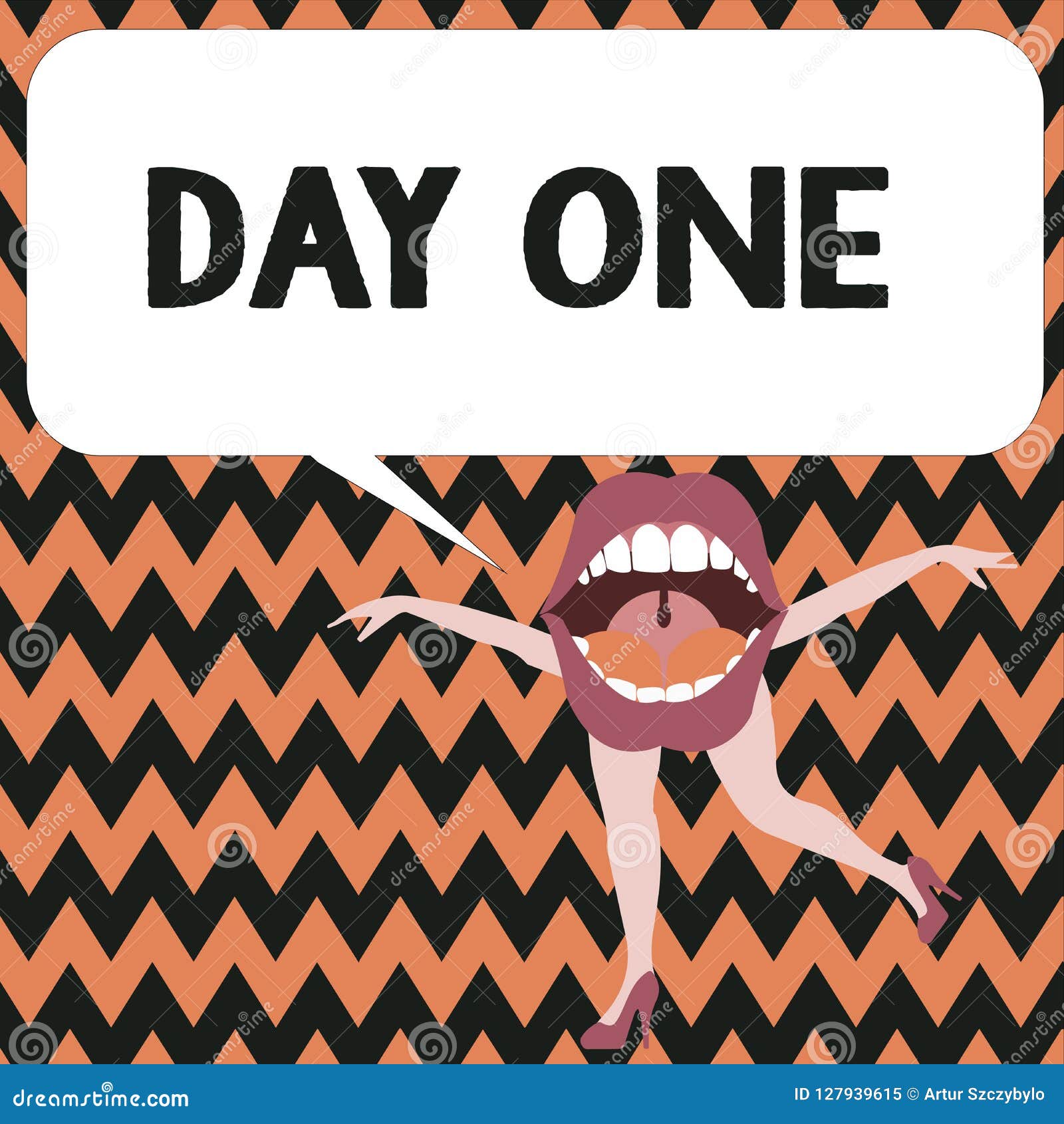 Word Writing Text Day One. Business Concept for Start Moment First Step ...