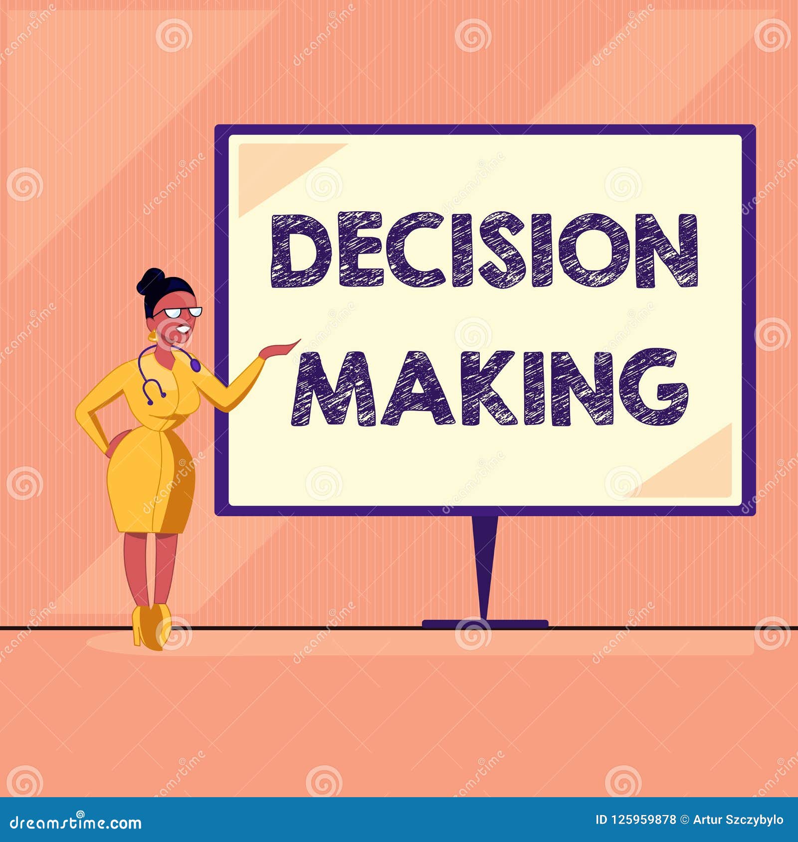Word Writing Text Decision Making. Business Concept for the Act of ...