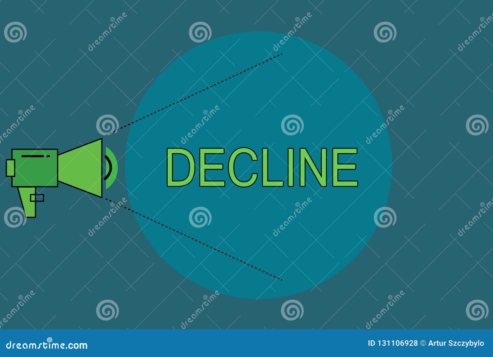 Word Writing Text Decline. Business Concept for Become Smaller Fewer ...