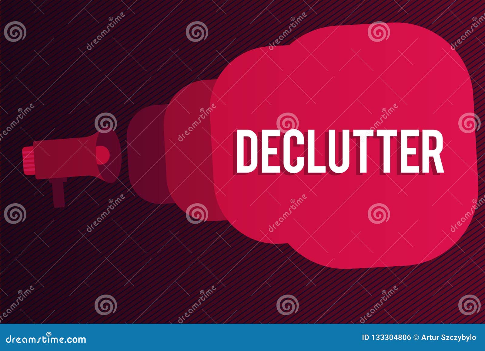 Word Writing Text Declutter. Business Concept for Remove Unnecessary ...