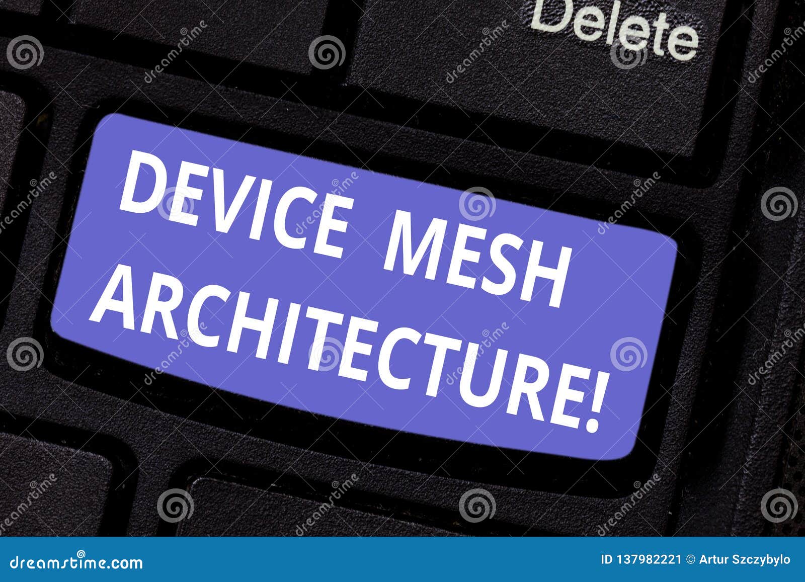 Word Writing Text Device Mesh Architecture. Business Concept for ...