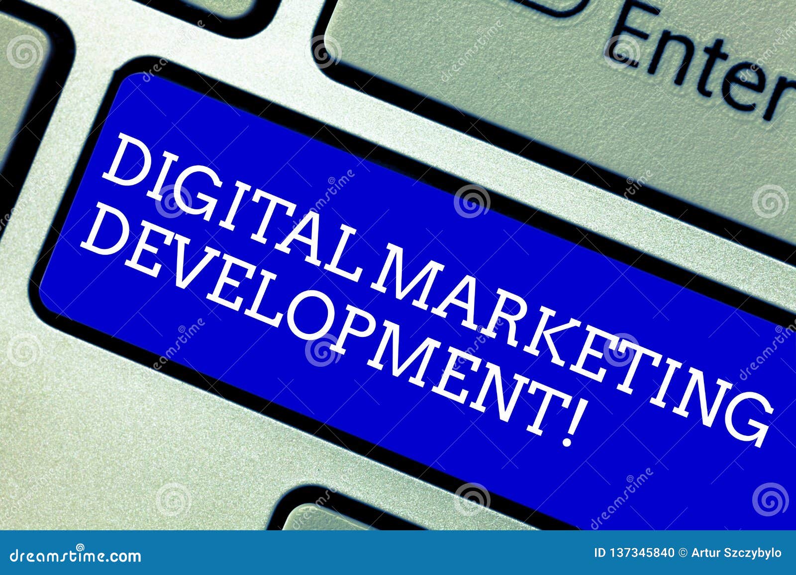 Word Writing Text Digital Marketing Development. Business Concept for ...