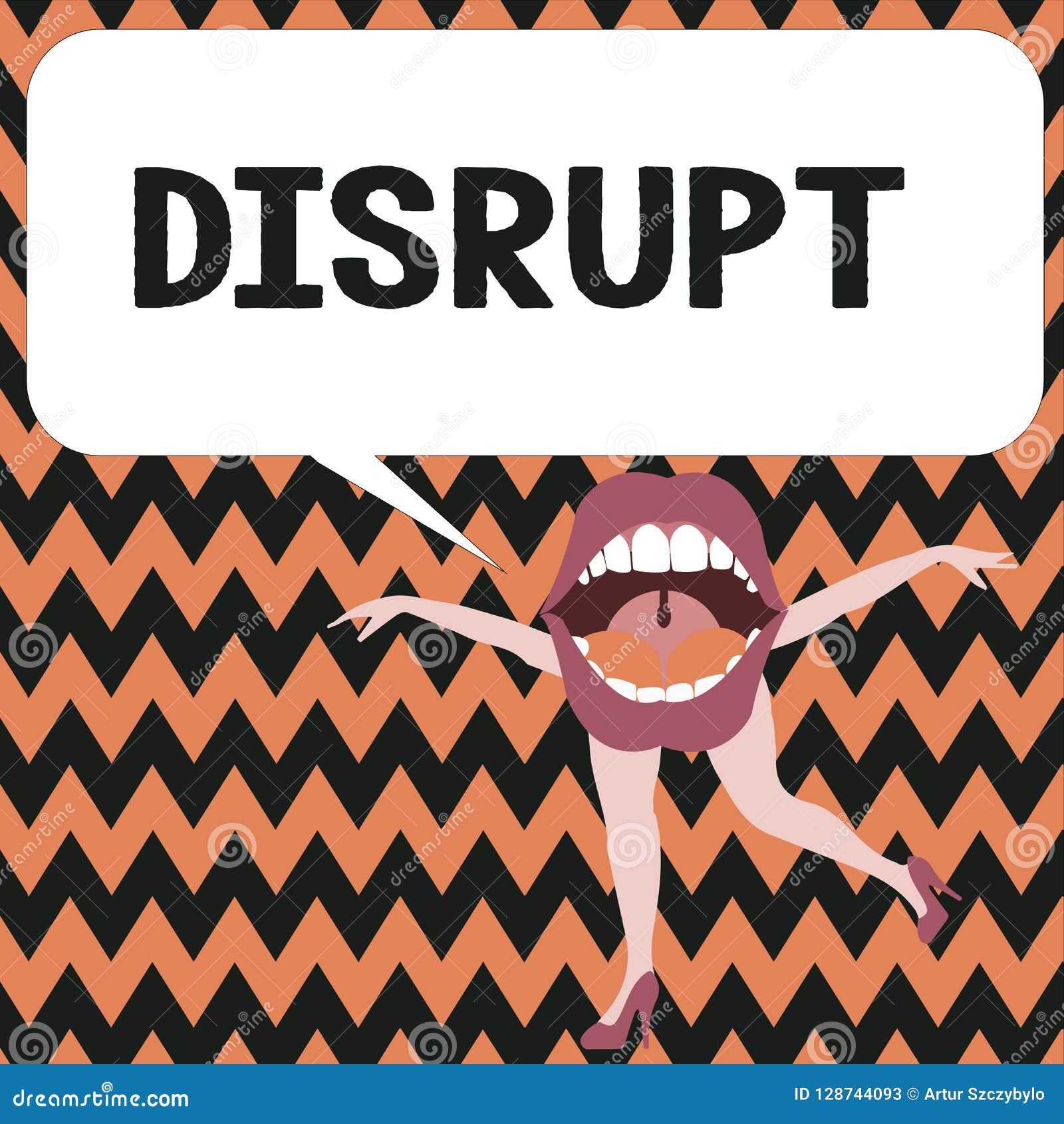 Disrupt Text Stock Illustrations – 433 Disrupt Text Stock Illustrations ...