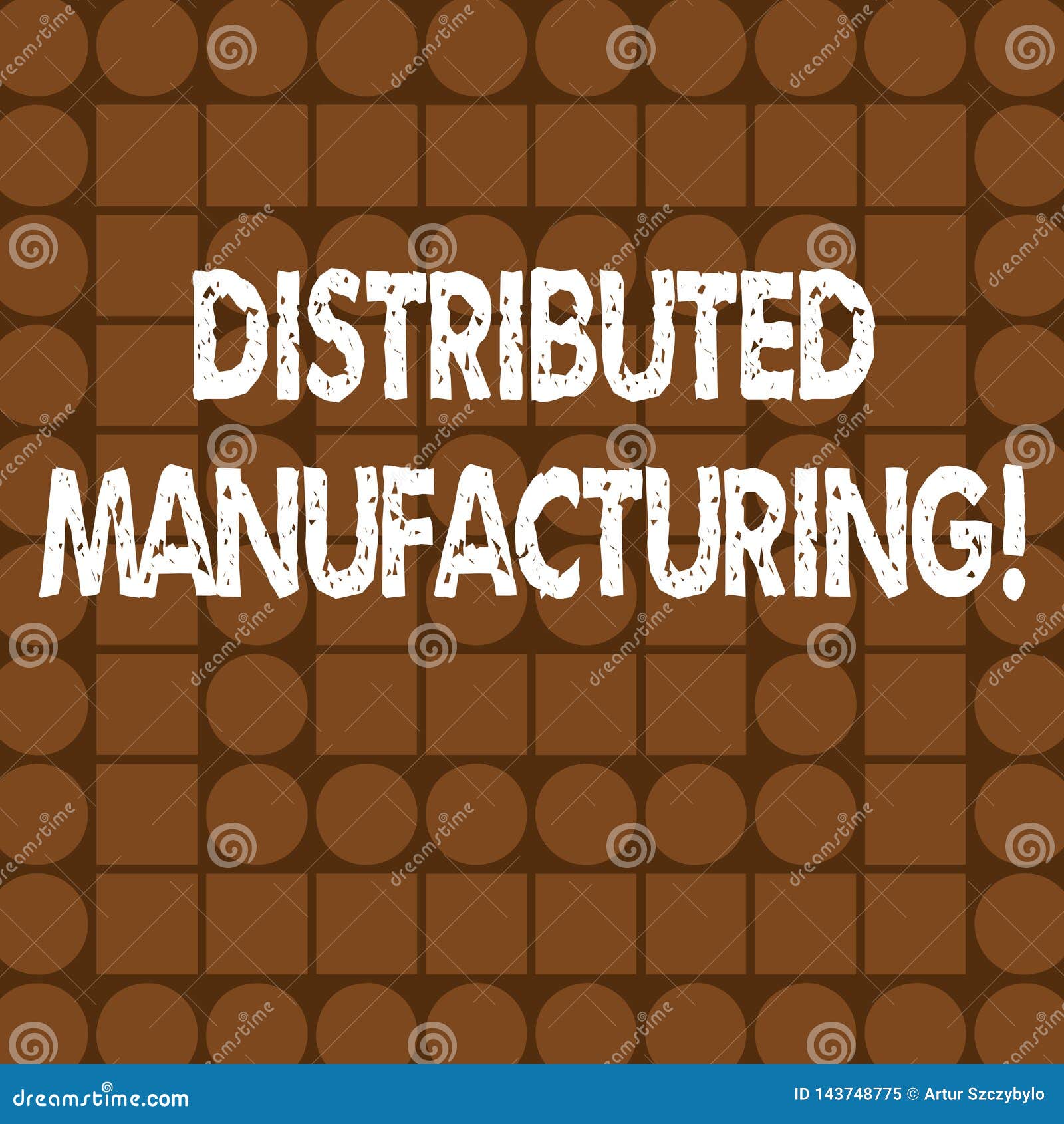 Distributed Manufacturing - Mechanism Of Shiny Metal Gears. 3D. Stock ...