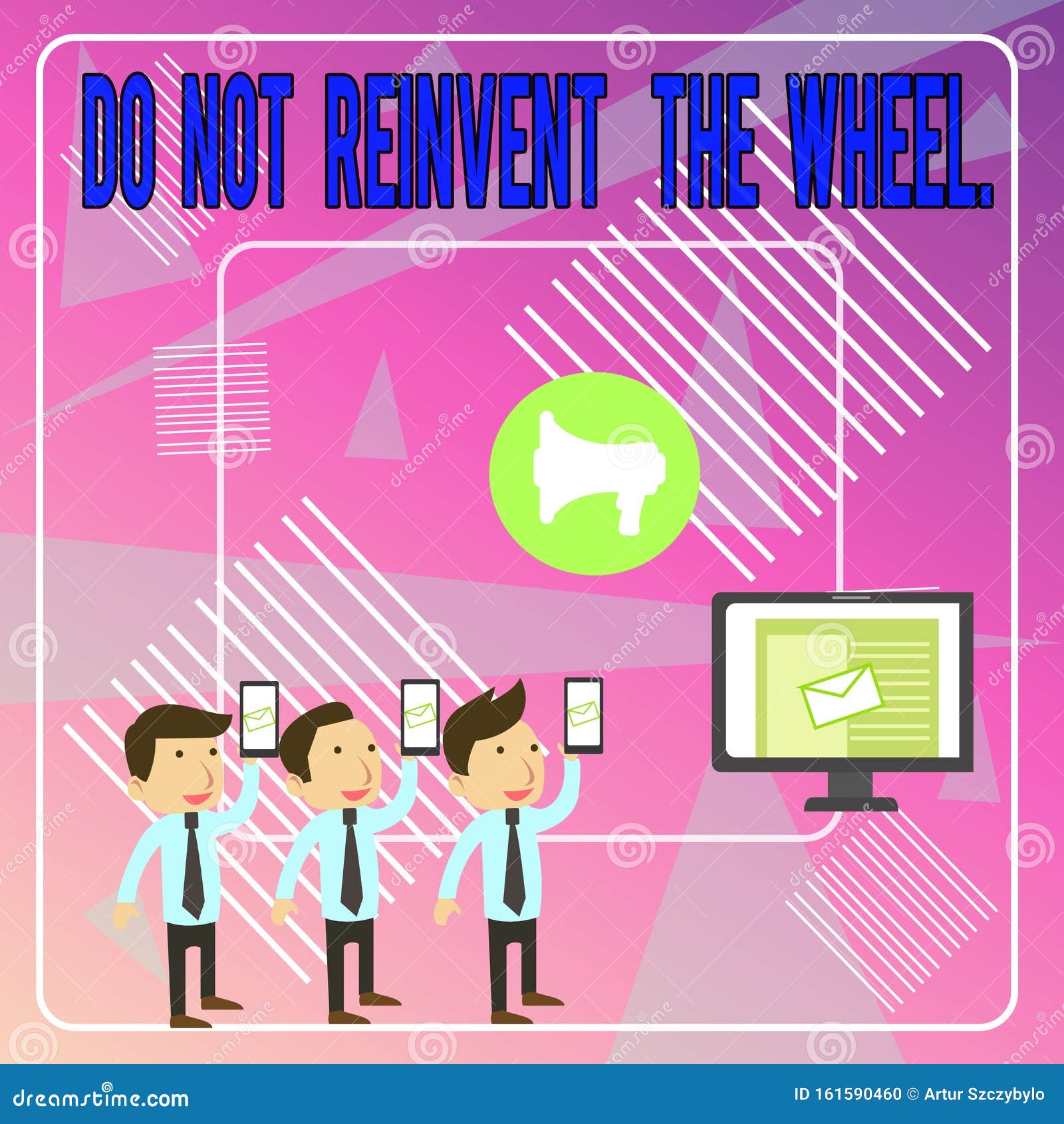 Word Writing Text Do Not Reinvent the Wheel. Business Concept for Stop ...