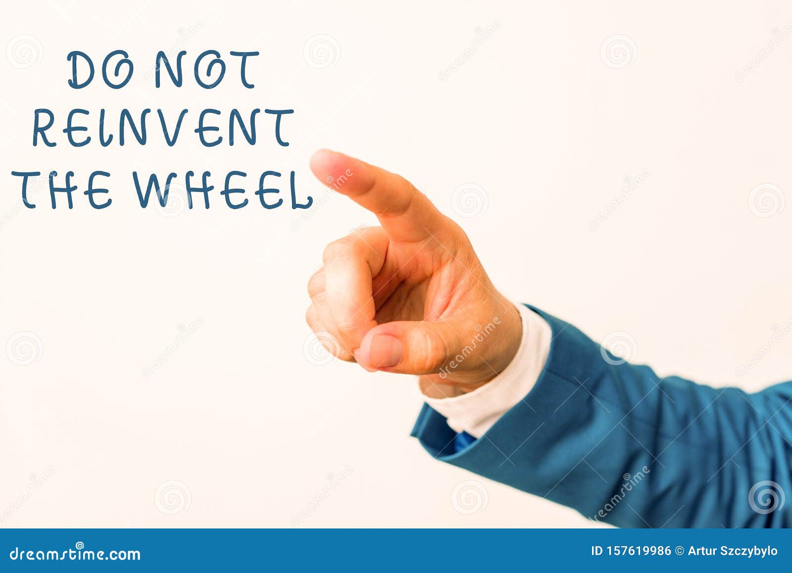 Word Writing Text Do Not Reinvent the Wheel. Business Concept for Stop ...
