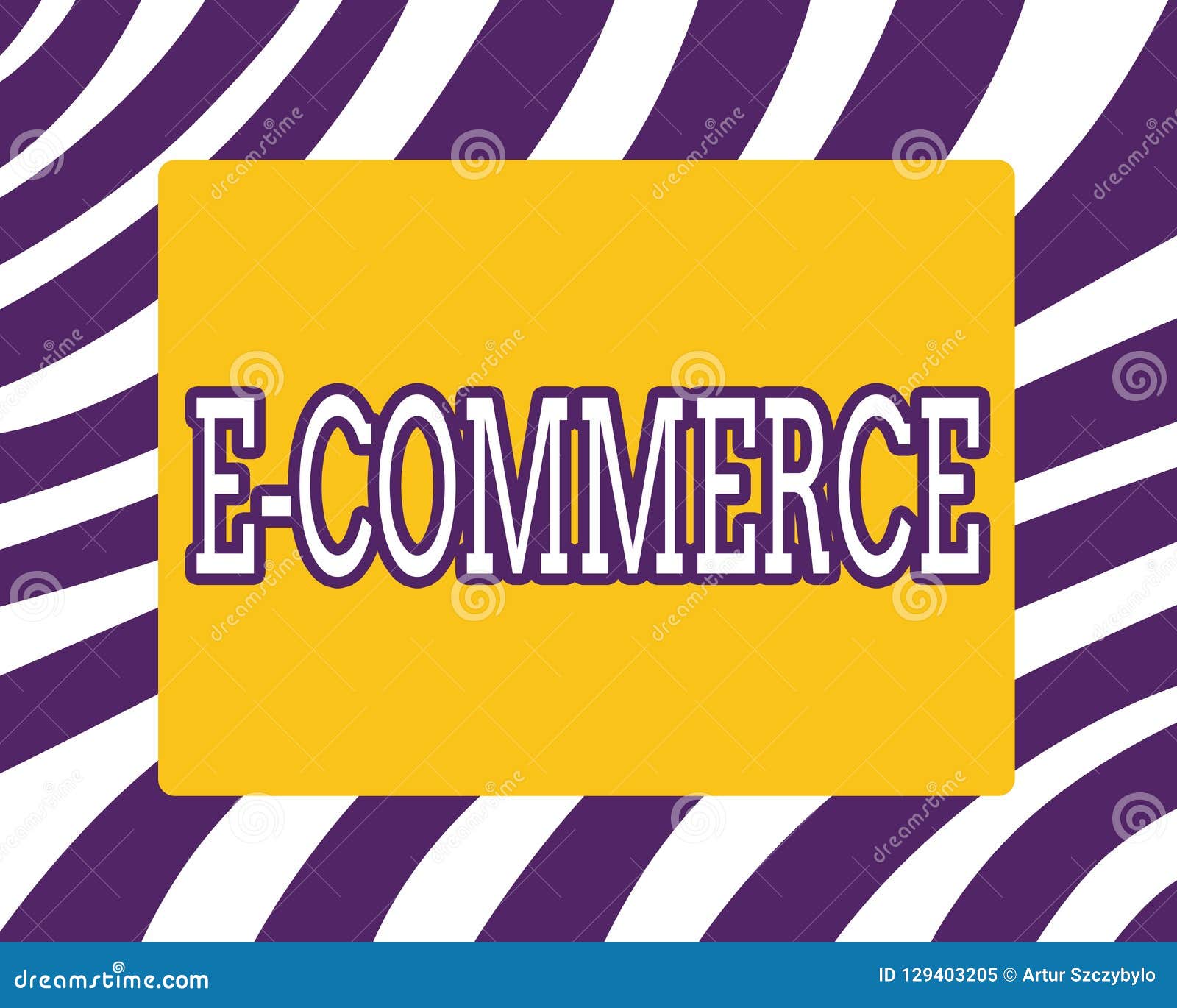 Word Writing Text E Commerce. Business Concept for Commercial ...