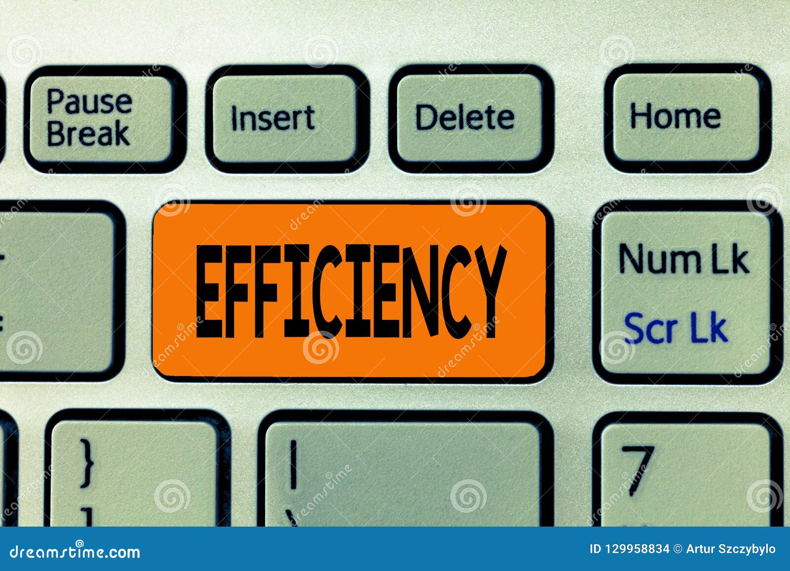 Word Writing Text Efficiency. Business Concept for State or Quality of ...