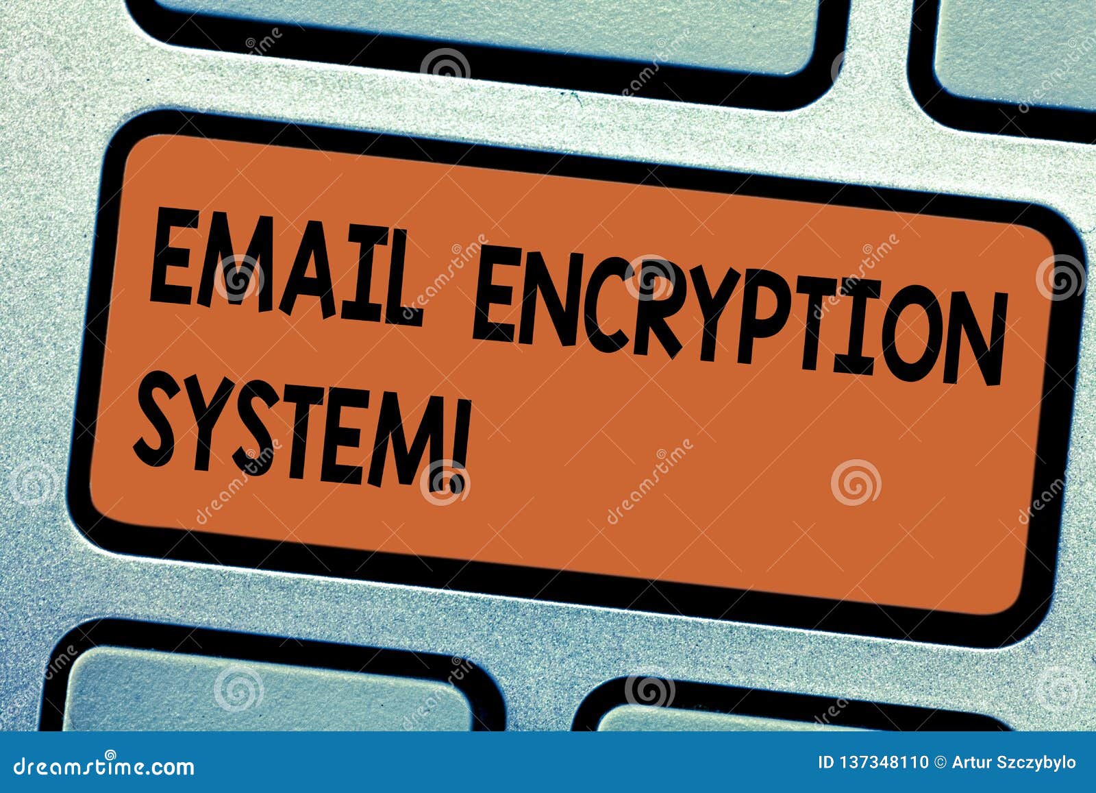 Word Writing Text Email Encryption System. Business Concept for ...