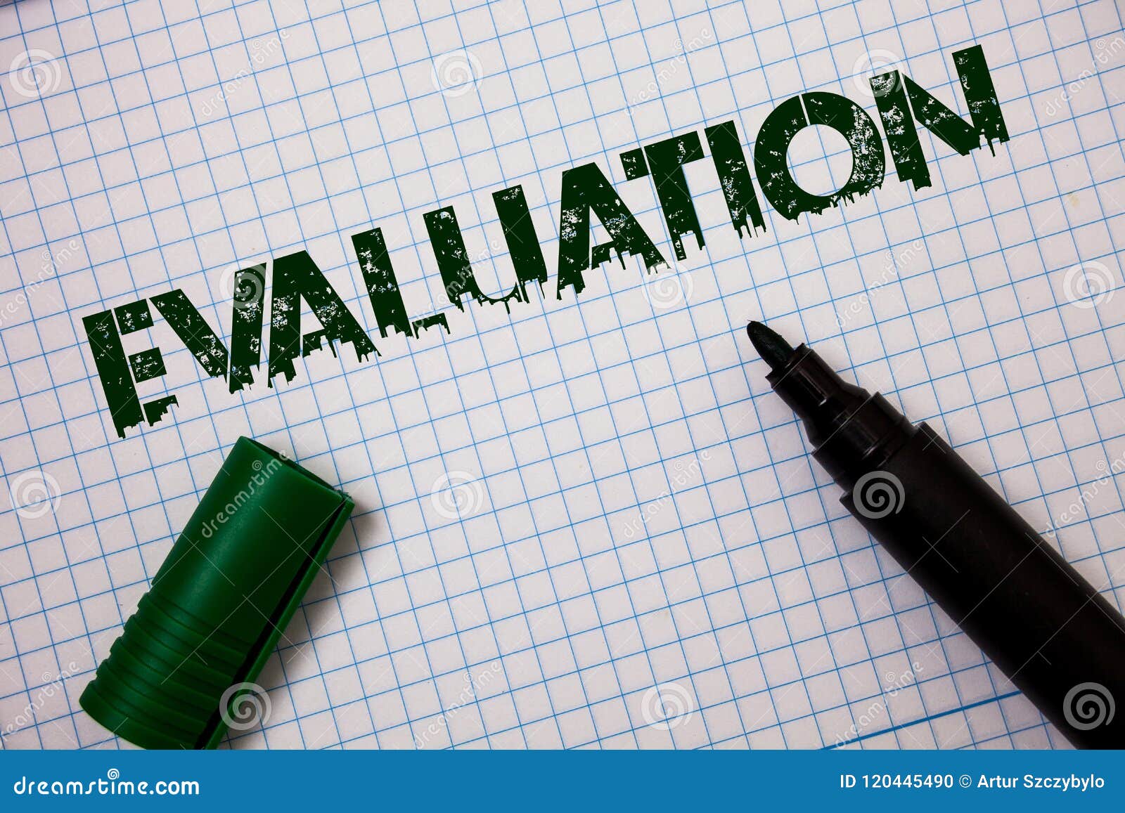 Word Writing Text Evaluation. Business Concept for Judgment Feedback ...