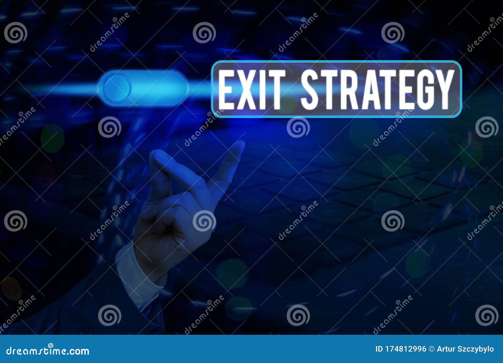 Word Writing Text Exit Strategy. Business Concept for Extricating ...