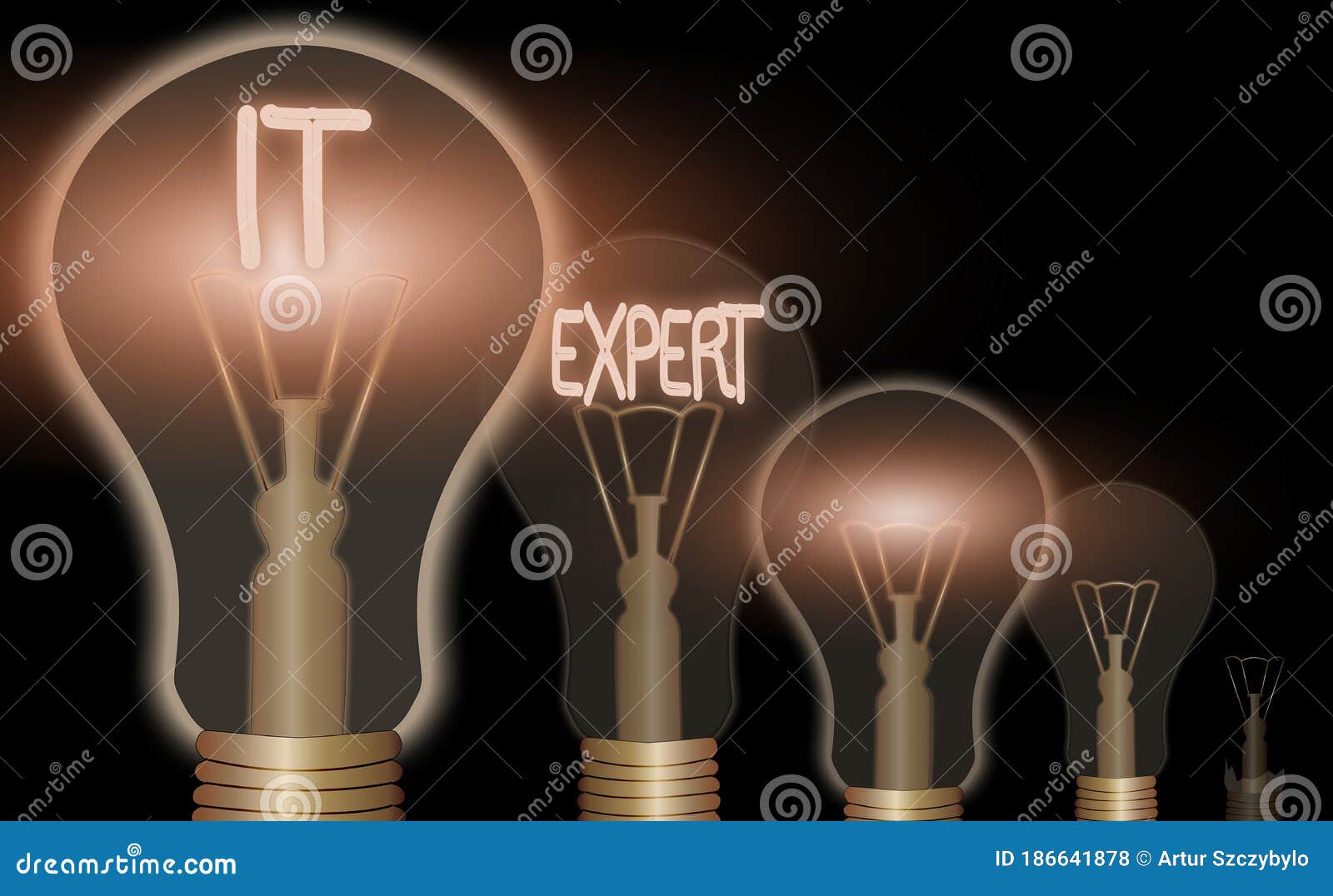 Word Writing Text it Expert. Business Concept for Expertise when ...