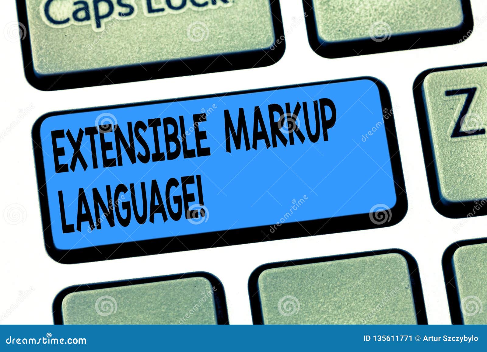 Word Writing Text Extensible Markup Language. Business Concept for ...