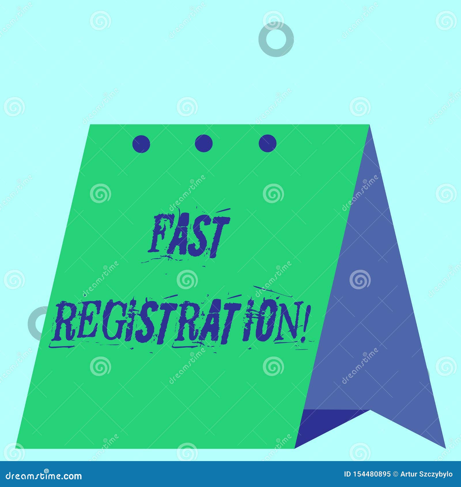 Word Writing Text Fast Registration. Business Concept for Quick Method ...