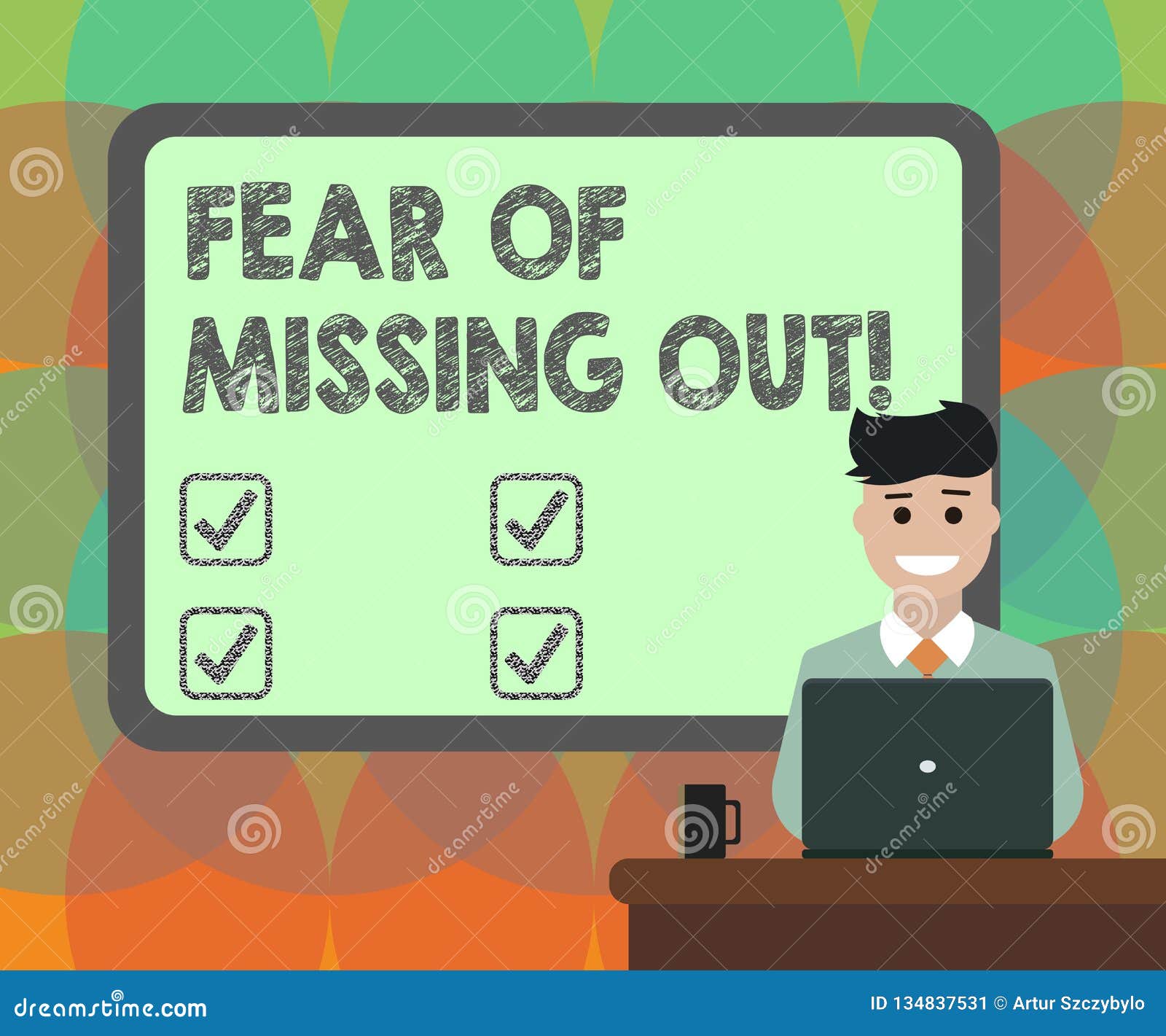 Word Writing Text Fear of Missing Out. Business Concept for Afraid of ...