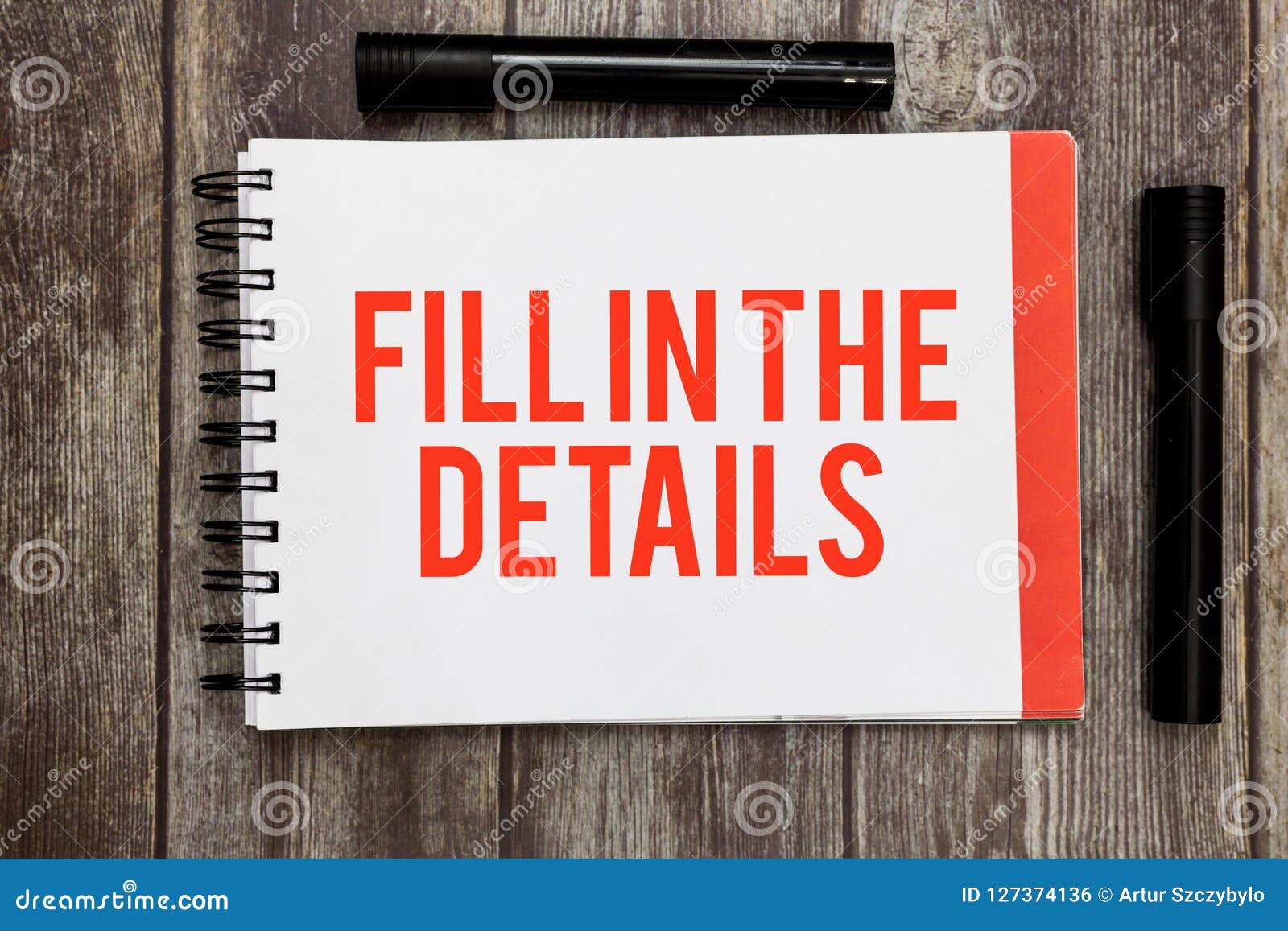 Word Writing Text Fill in the Details. Business Concept for Add ...