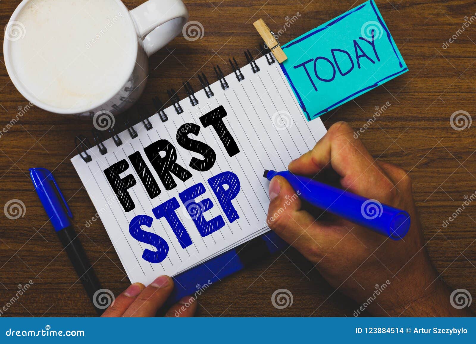 Word Writing Text First Step. Business Concept for Pertaining To the ...