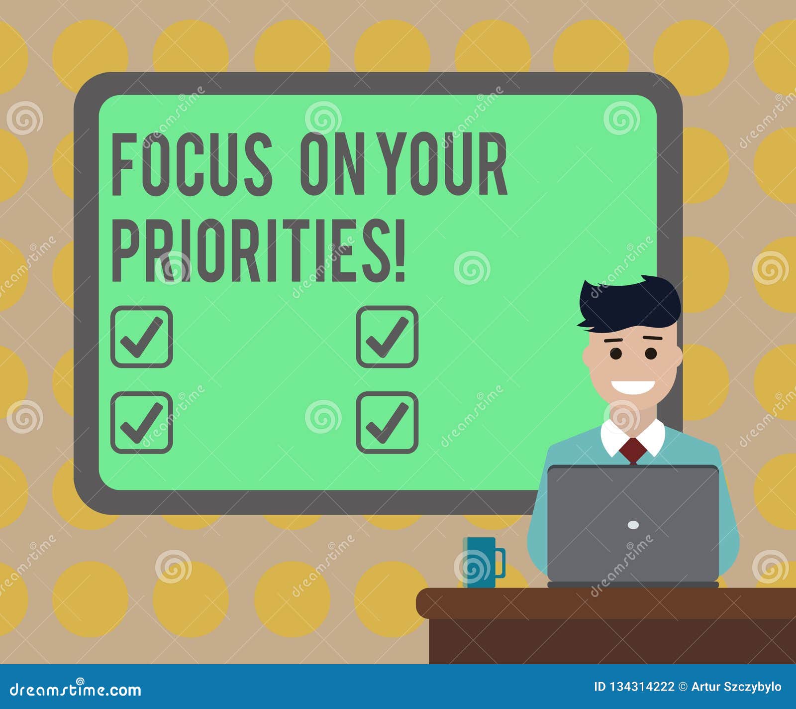Word Writing Text Focus on Your Priorities. Business Concept for Make a ...