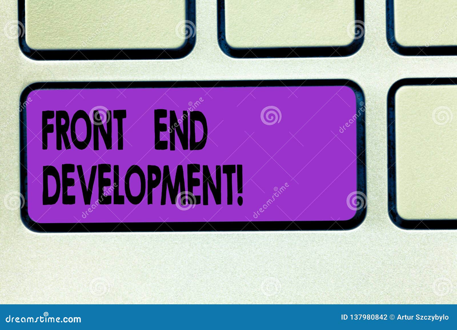 Word Writing Text Front End Development. Business Concept for Altering ...