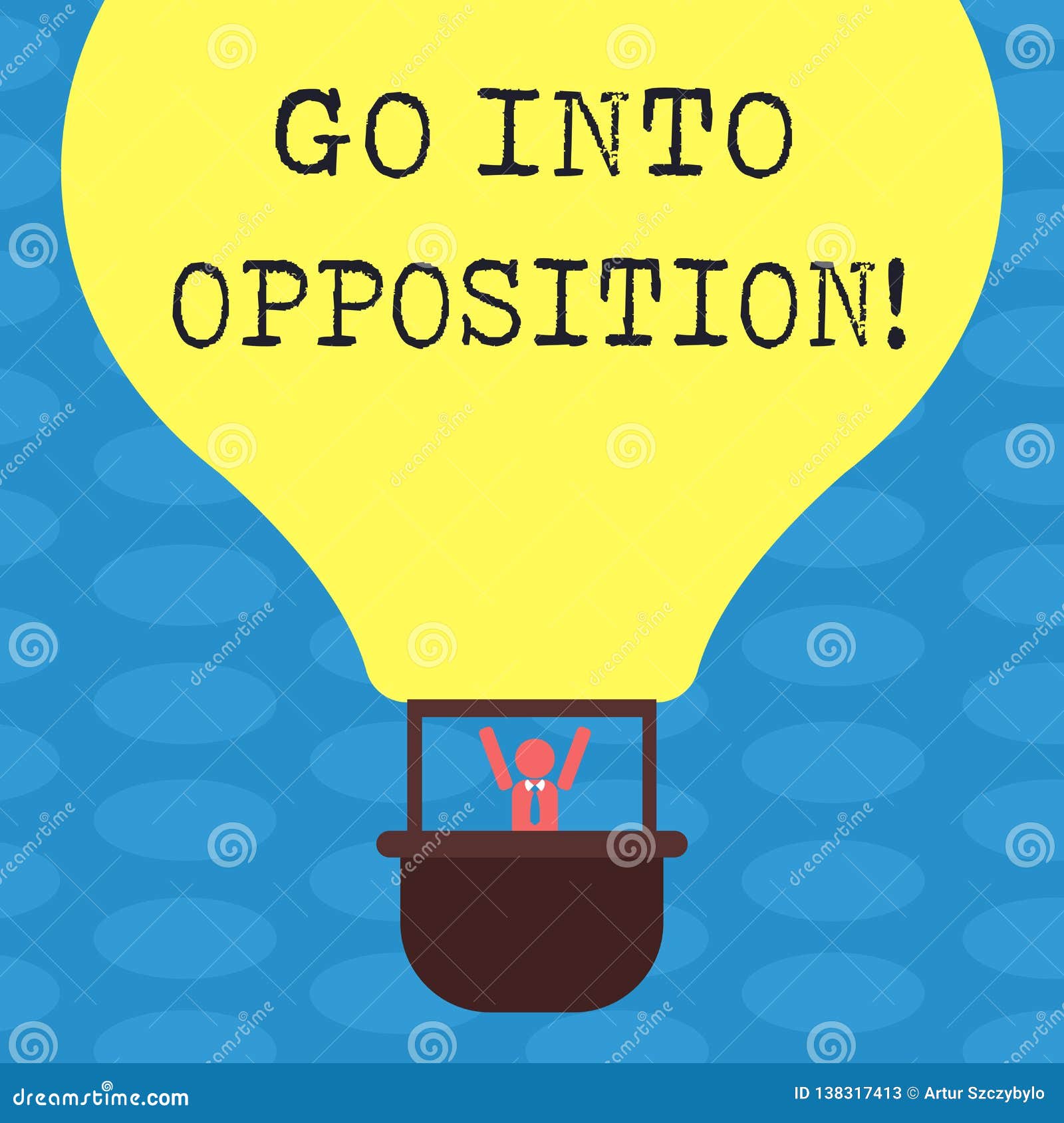 Word Writing Text Go into Opposition. Business Concept for ...