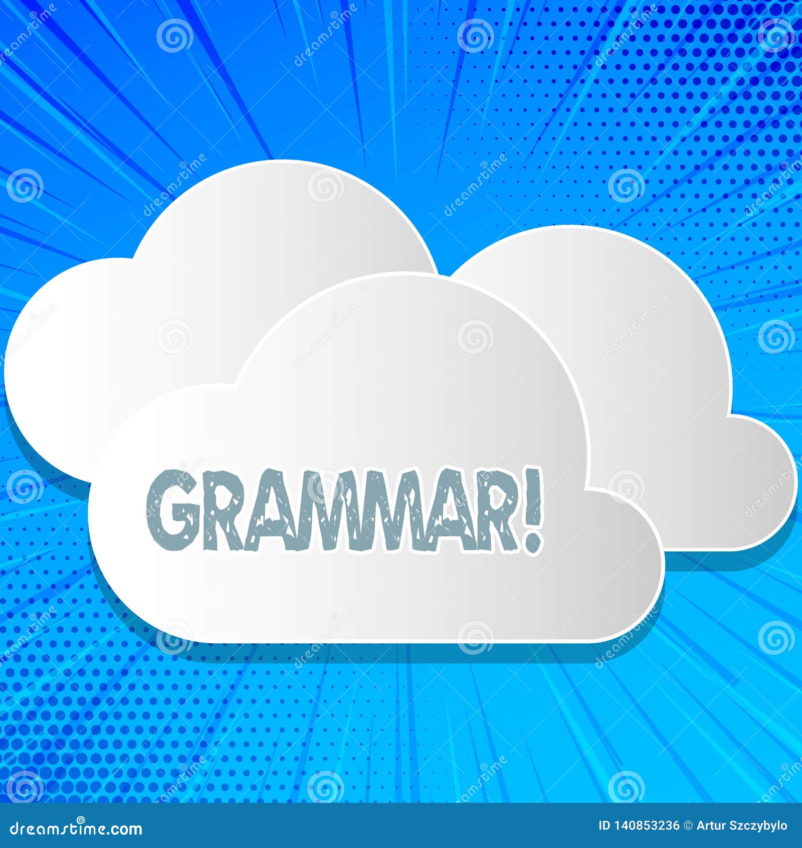Word Writing Text Grammar. Business Concept for System and Structure of ...