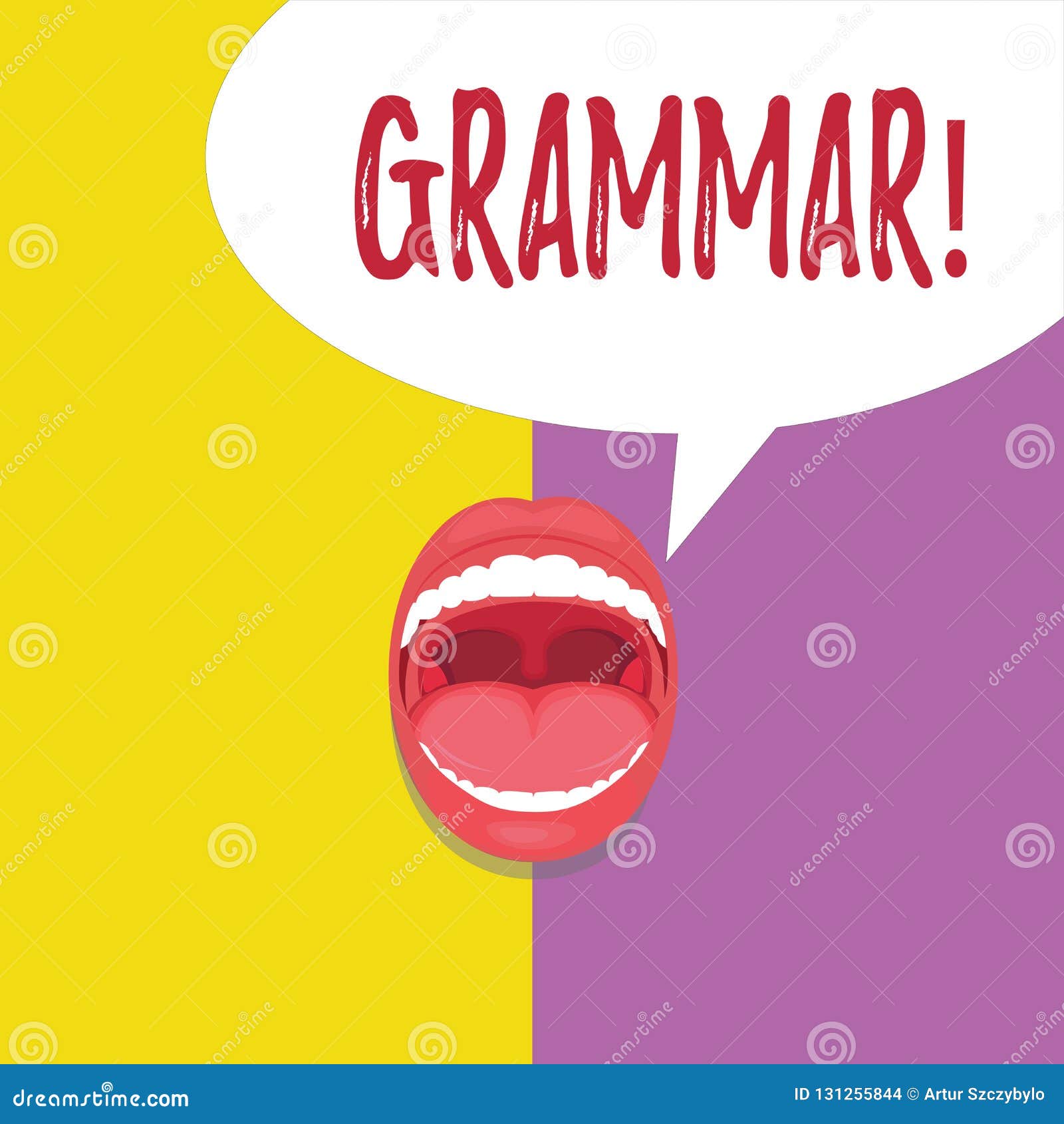 Grammar Or Conjunction Set. Parts Of Speech To Connect The Words ...