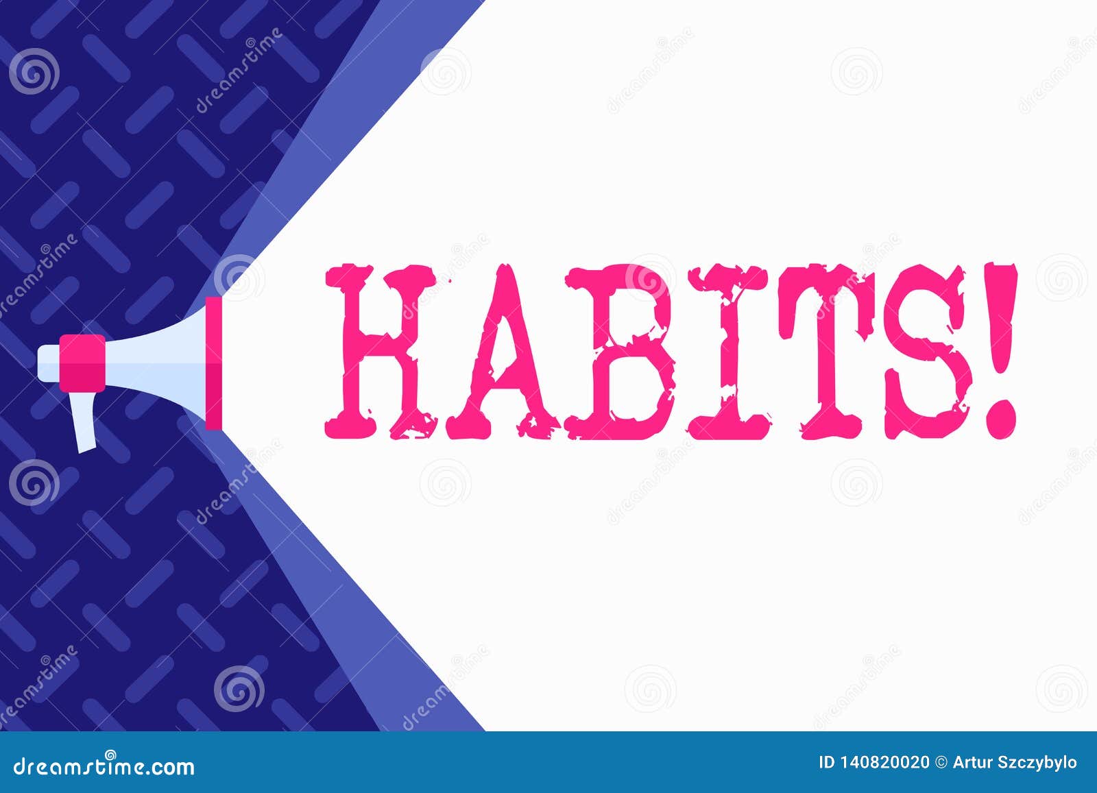 Word Writing Text Habits. Business Concept for Regular Tendency or ...