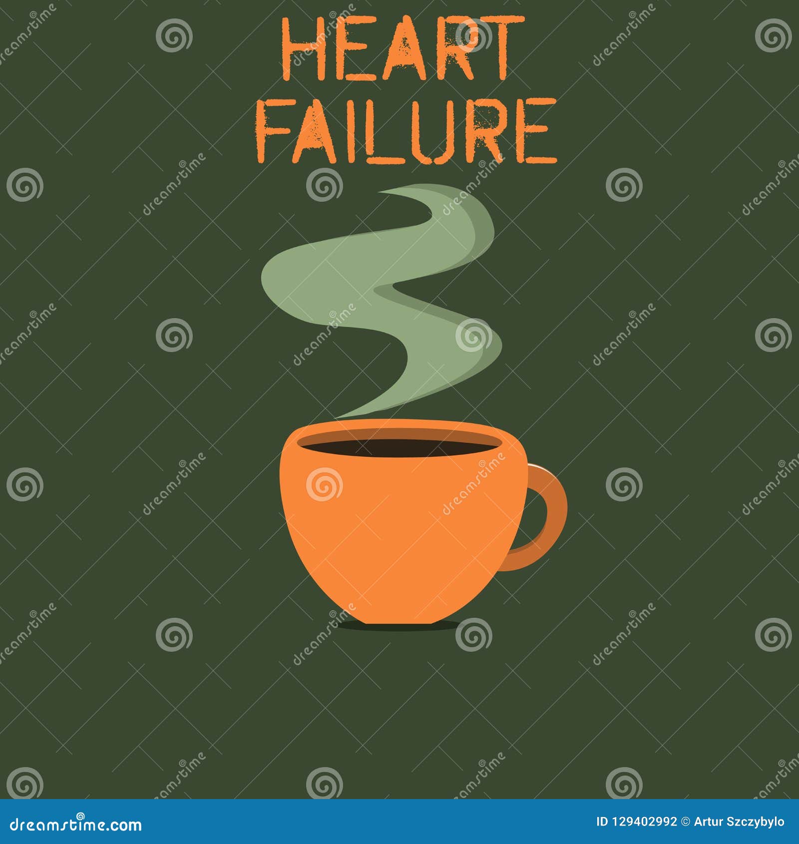 Word Writing Text Heart Failure. Business Concept for Failure of the ...