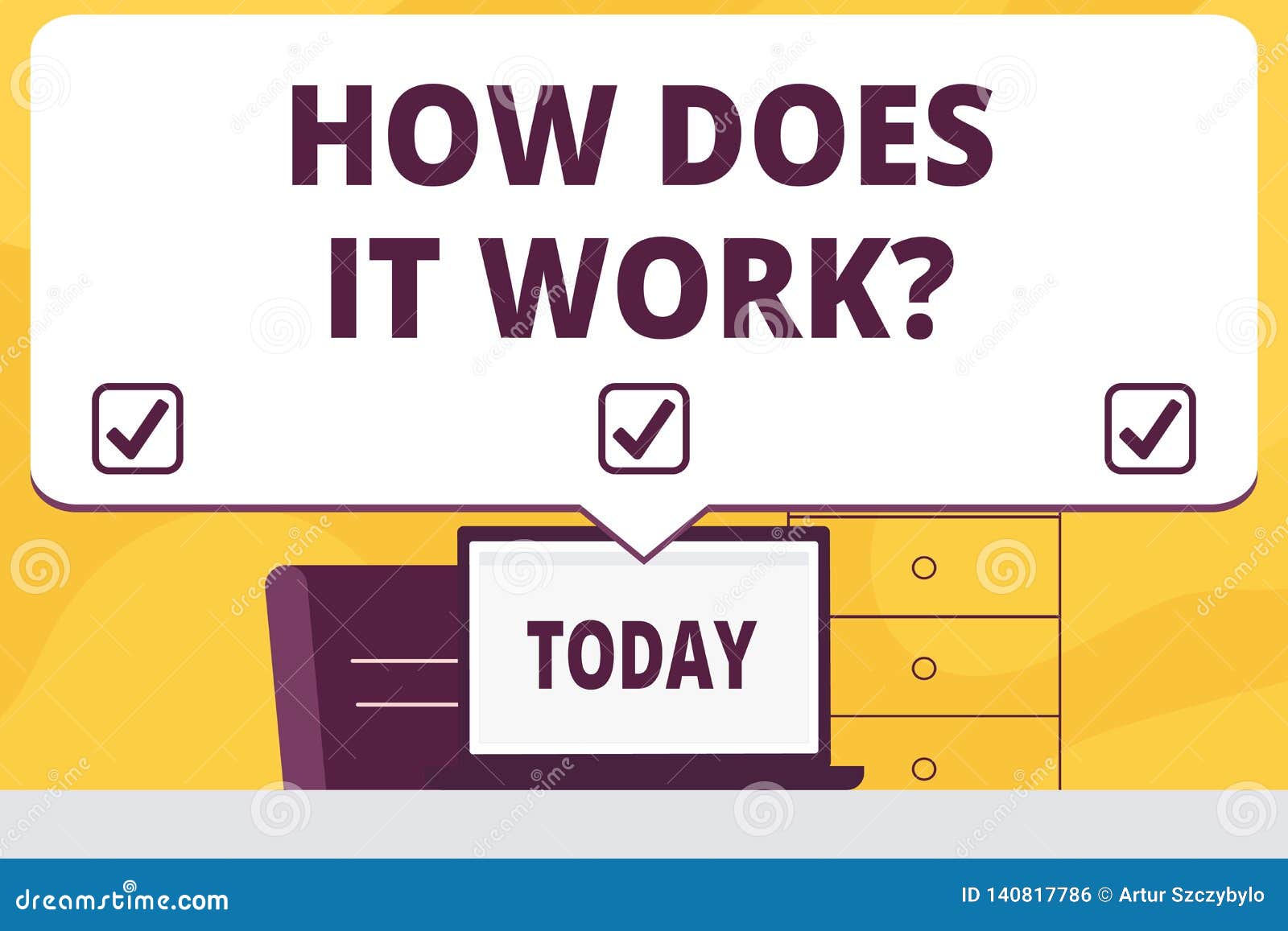 Word Writing Text How Does it Workquestion. Business Concept for Asking ...