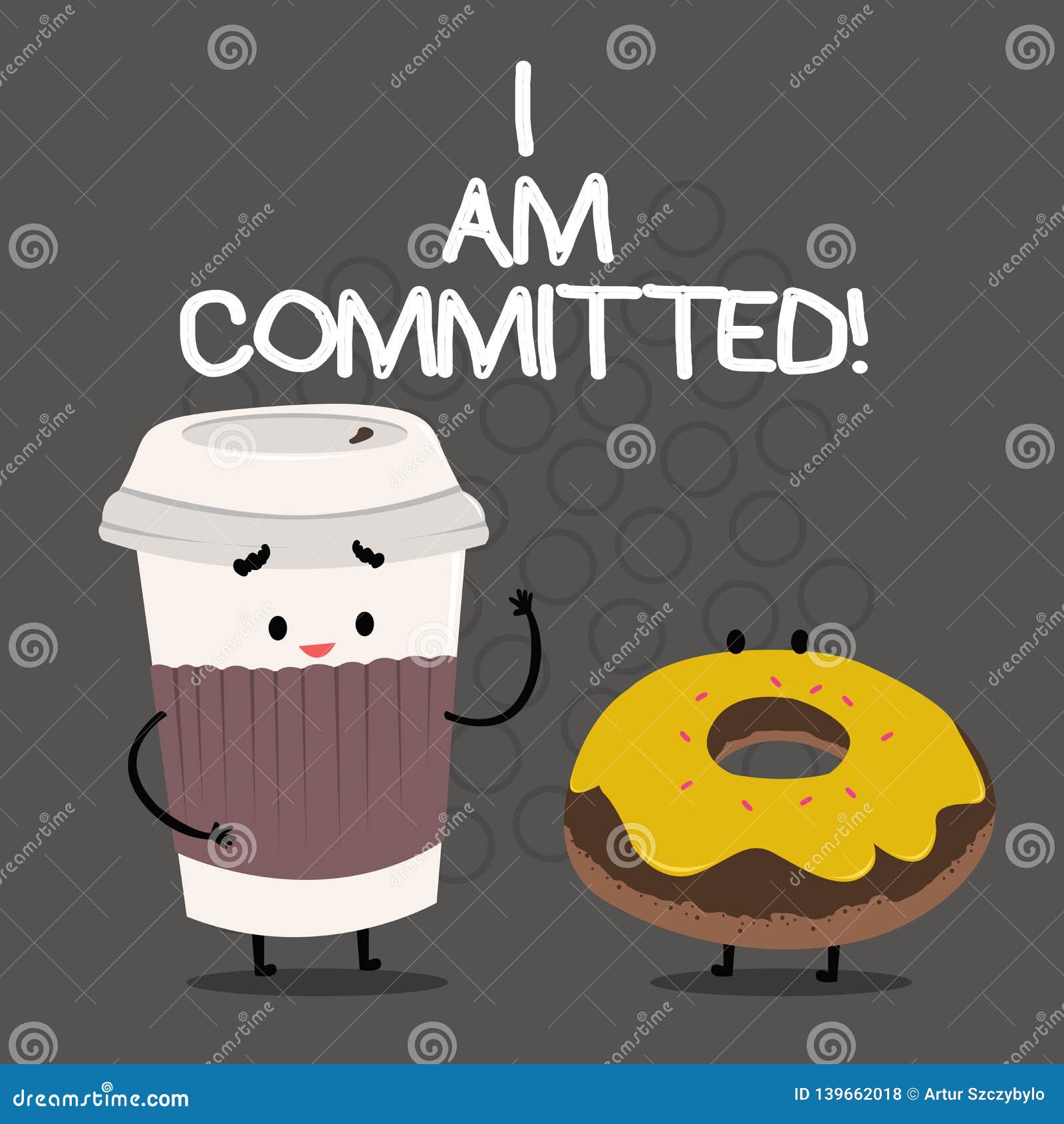 Word Writing Text I am Committed. Business Concept for To Be Engage ...