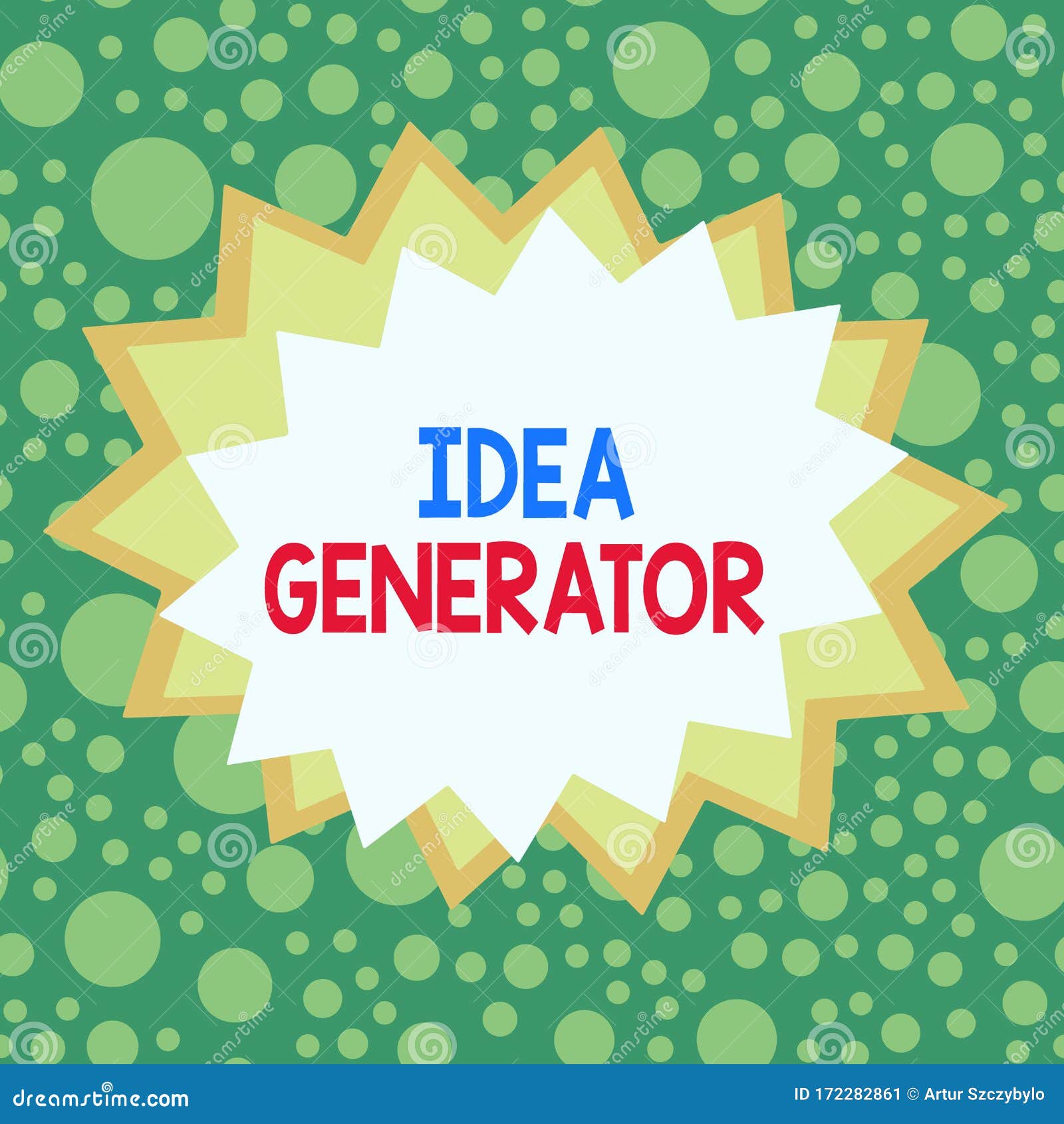 Word Writing Text Idea Generator. Business Concept for Process of ...