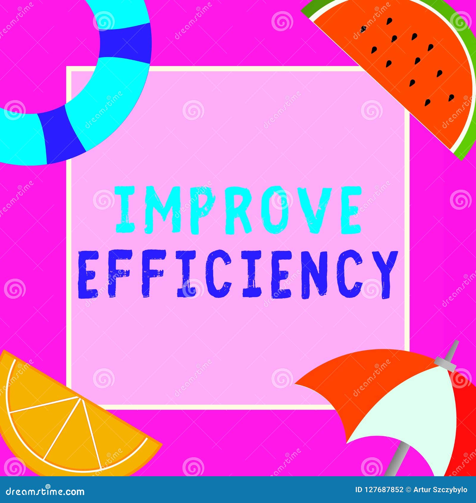 Word Writing Text Improve Efficiency. Business Concept for Competency ...