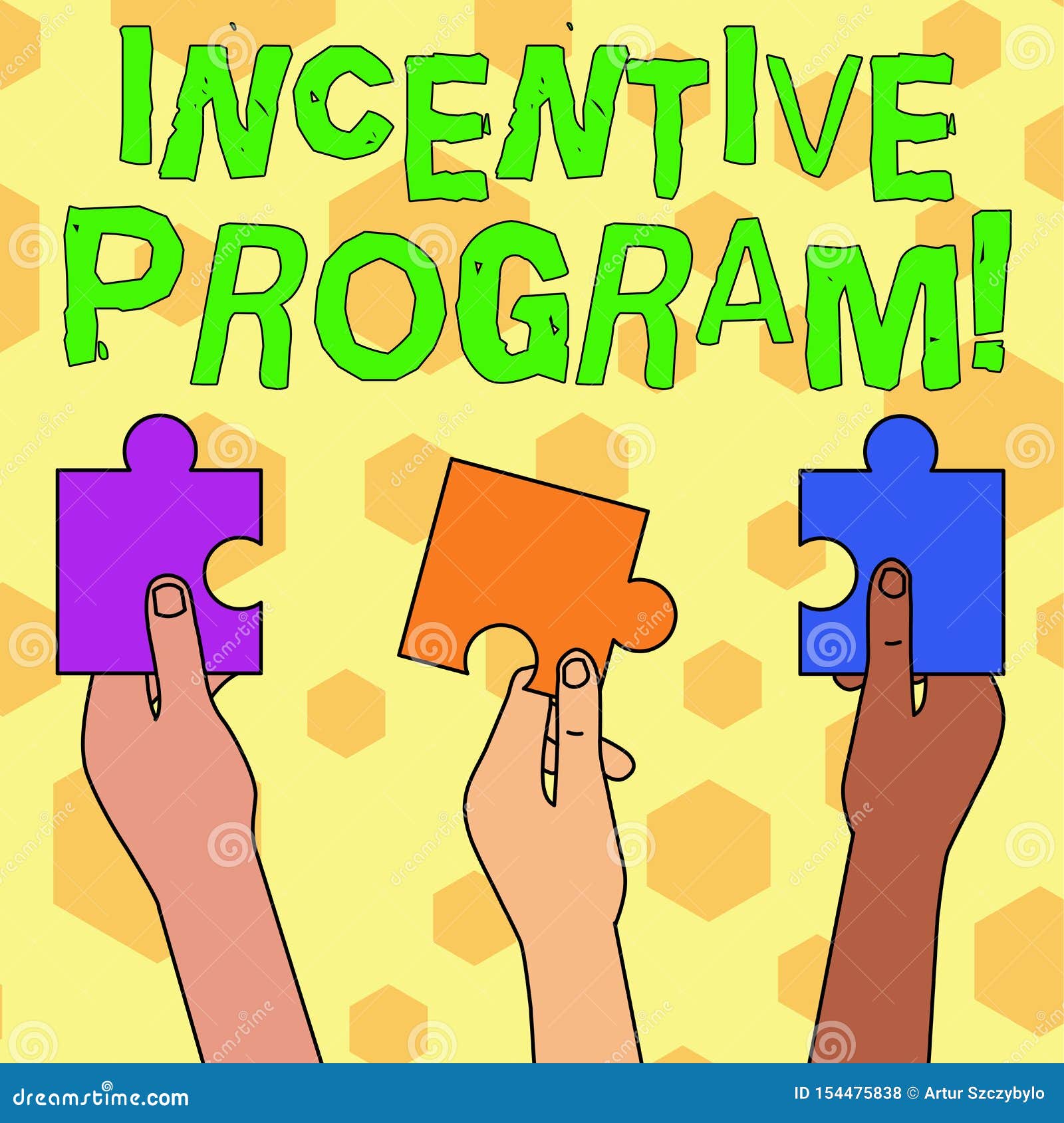 Word Writing Text Incentive Program. Business Concept for Specific ...