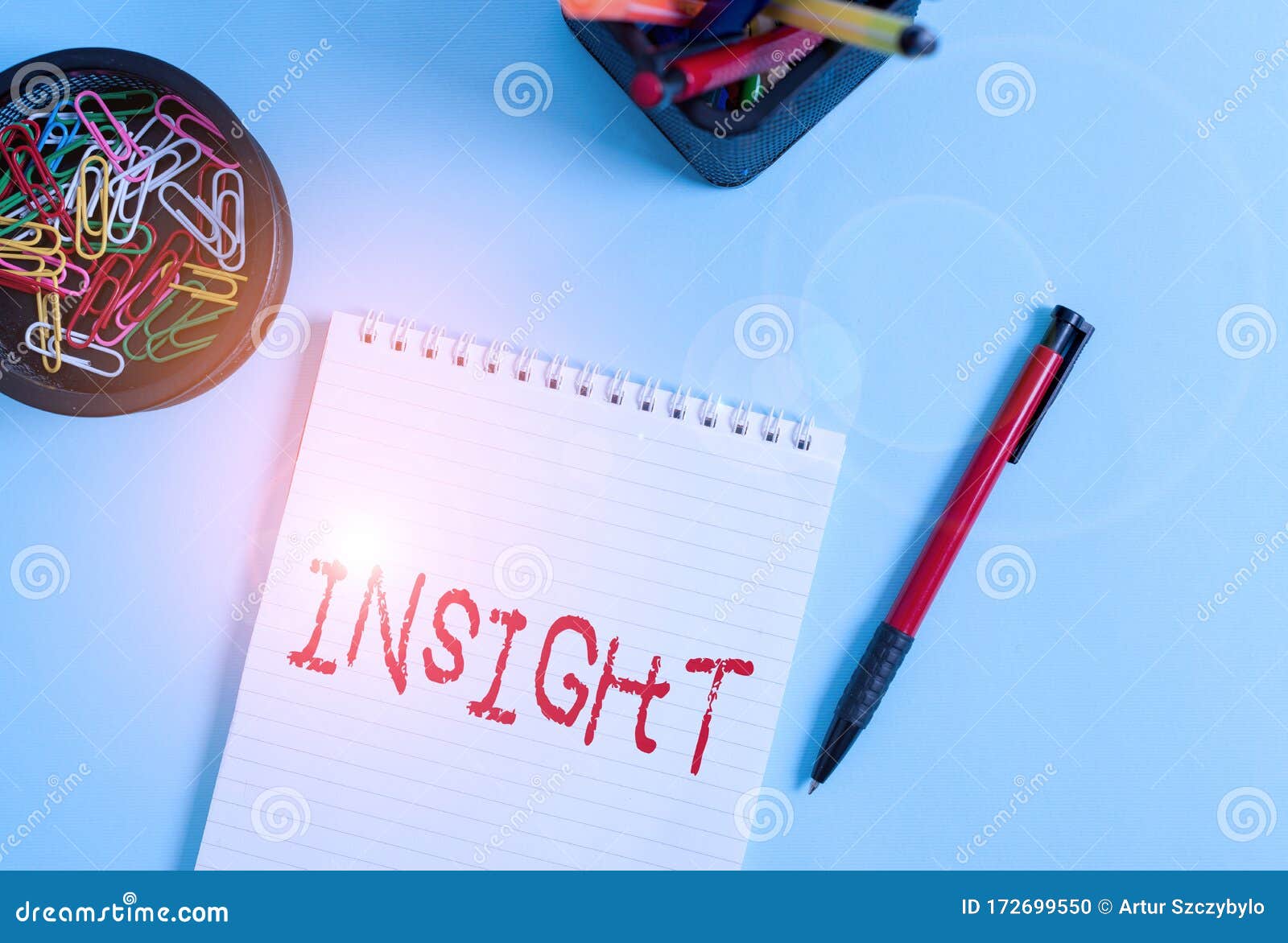 Word Writing Text Insight. Business Concept for Capacity Gain Accurate ...