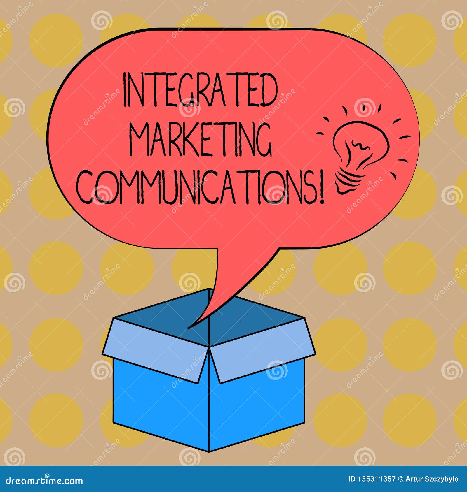 Word Writing Text Integrated Marketing Communications. Business Concept ...