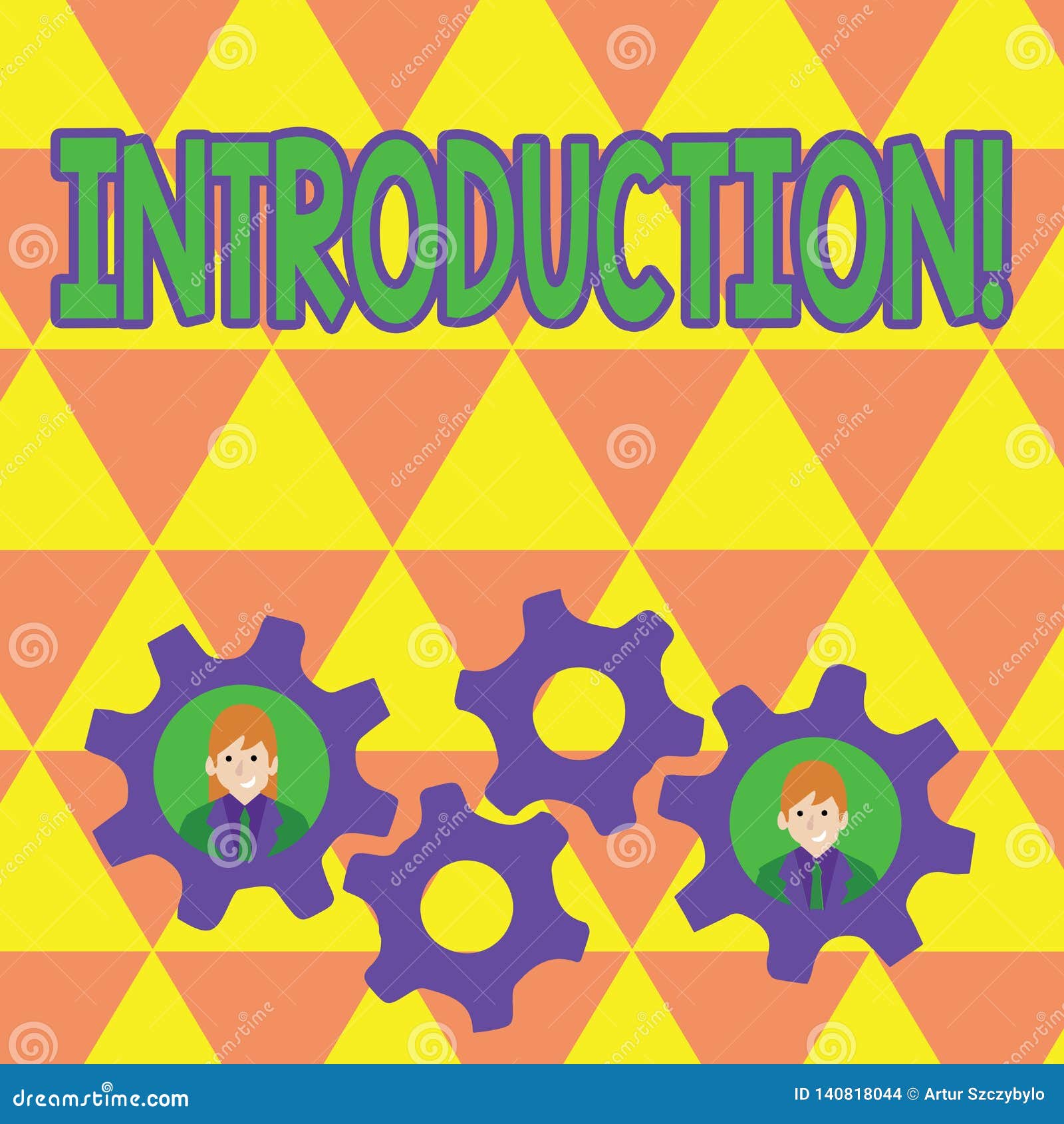 Word Writing Text Introduction. Business Concept for First Part of a ...