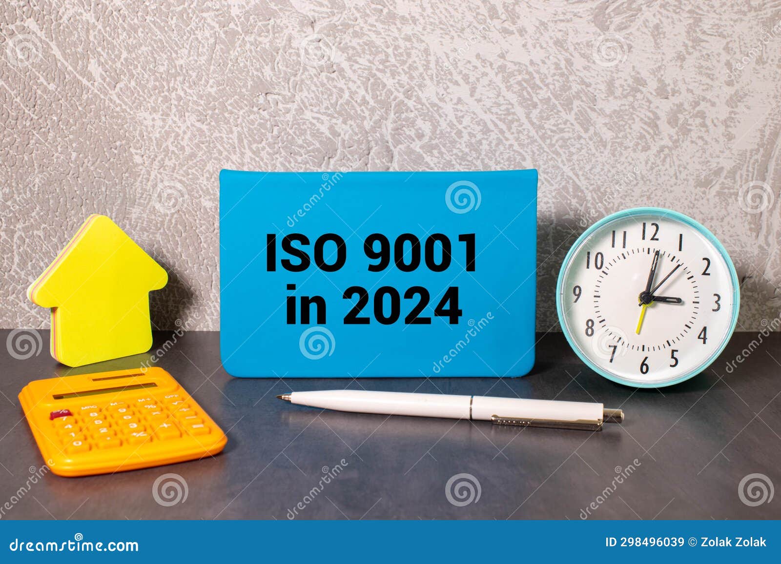 Word Writing Text ISO 9001 in 2024. Business Concept on the Table Chart ...