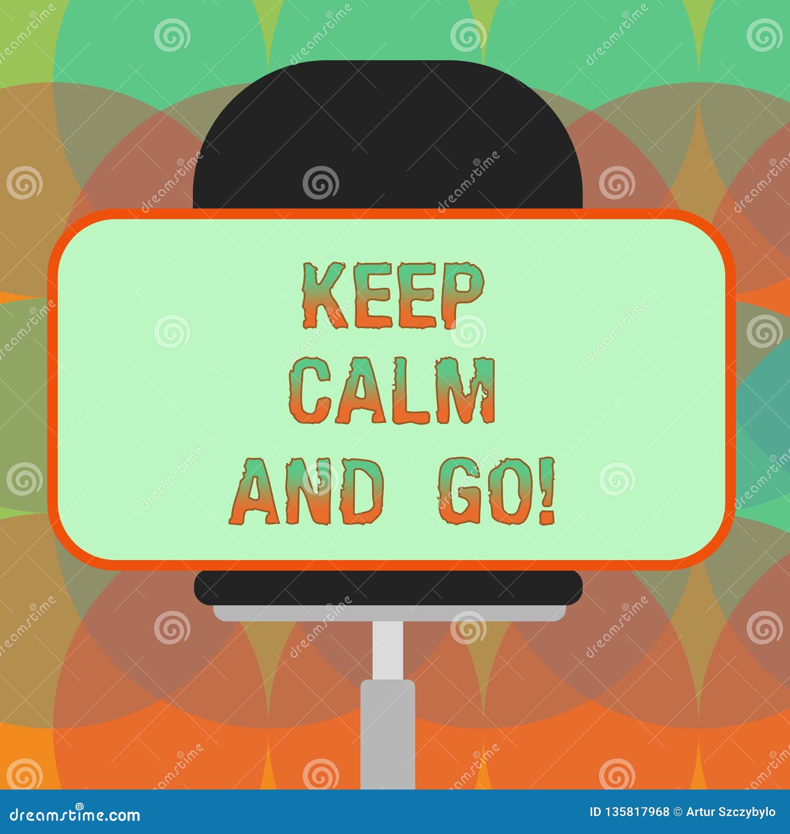 Word Writing Text Keep Calm and Go. Business Concept for Be Relaxed and ...