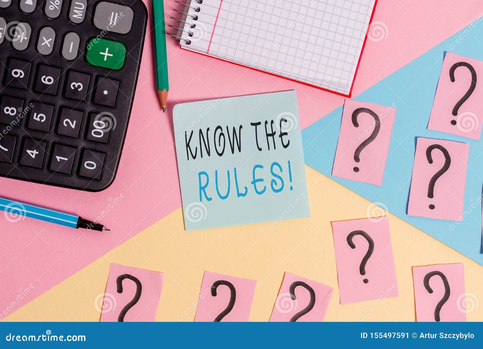 Word Writing Text Know the Rules. Business Concept for Set Explicit or ...