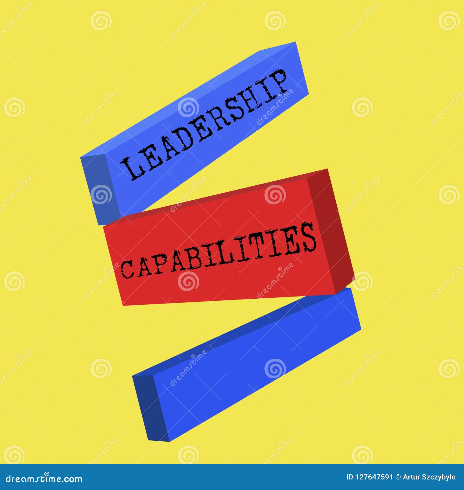 Leadership Capabilities Concept. Golden Metallic Cog Gears. 3D. Royalty ...