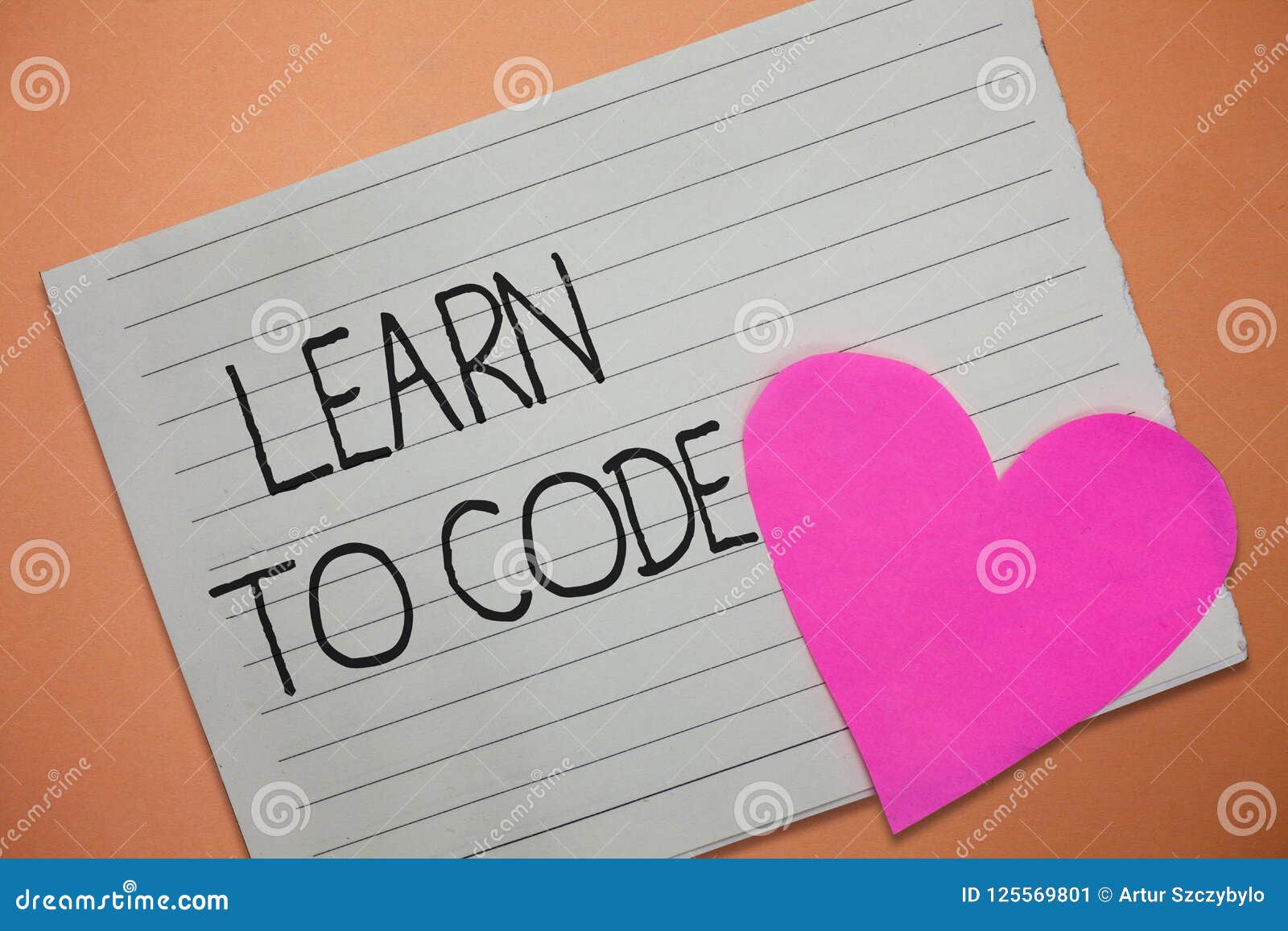 Word Writing Text Learn To Code Business Concept For Learn To Write Software Be A Computer