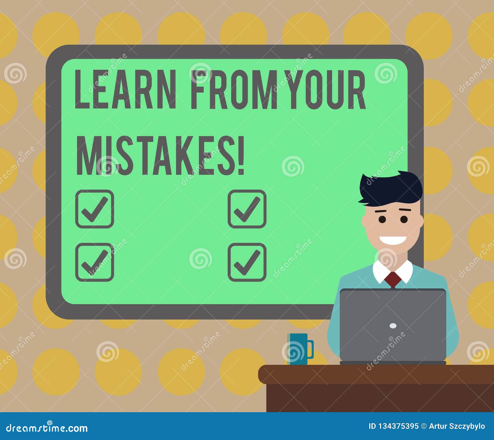 Word Writing Text Learn from Your Mistakes. Business Concept for Take ...