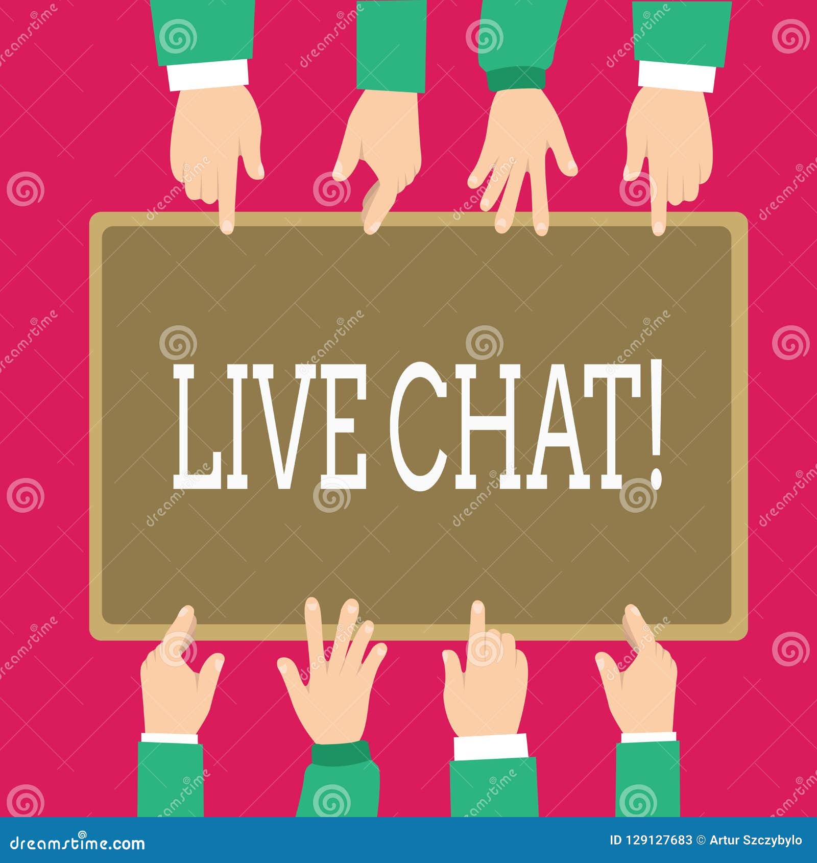 Word Writing Text Live Chat. Business Concept for Conversation on the ...